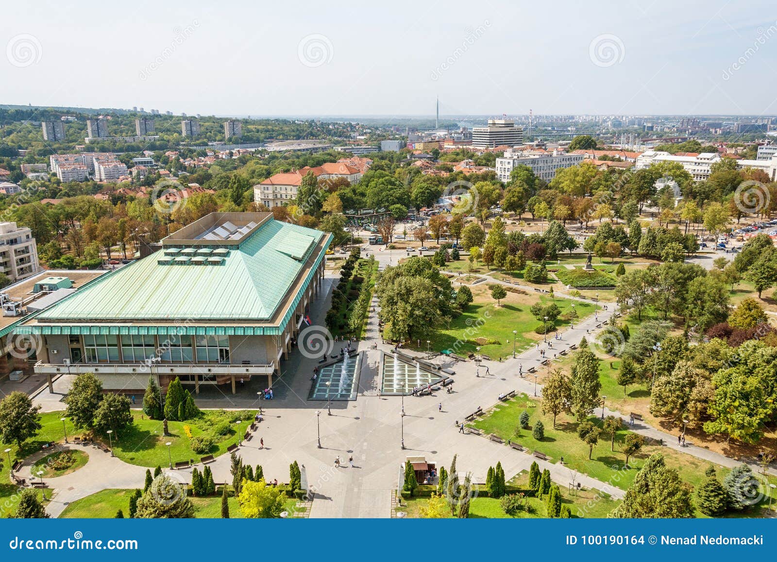 Belgrade, Serbia 11/09/2017: National Library of Belgrade Editorial ...