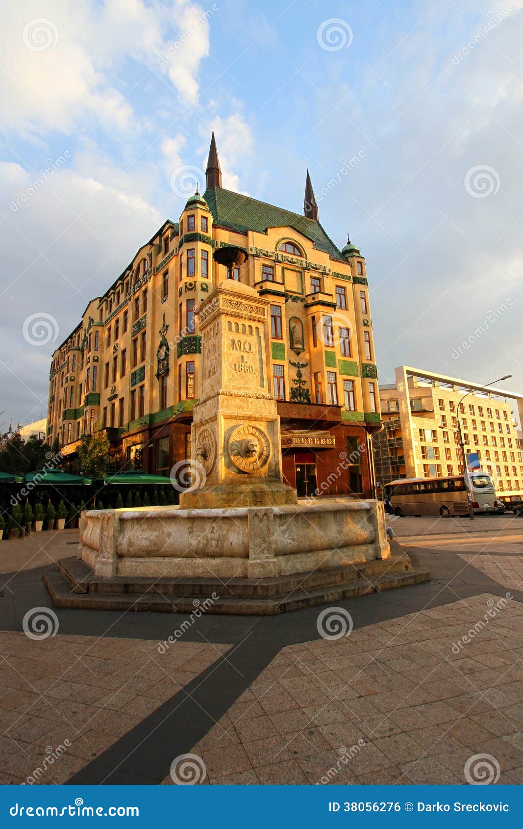 Belgrade stock photo. Image of terazije, landmark, downtown - 38056276