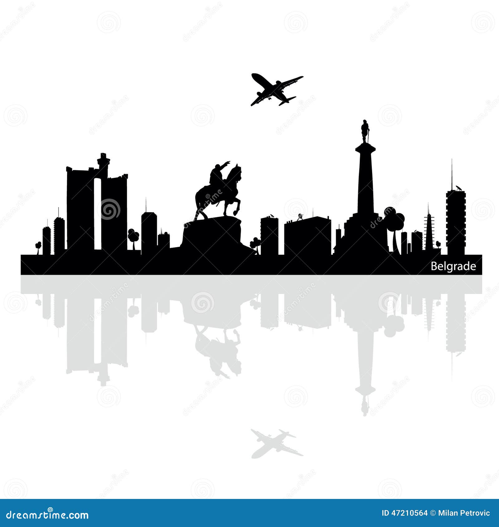 Belgrade Vector Illustration Stock Vector - Illustration of design ...