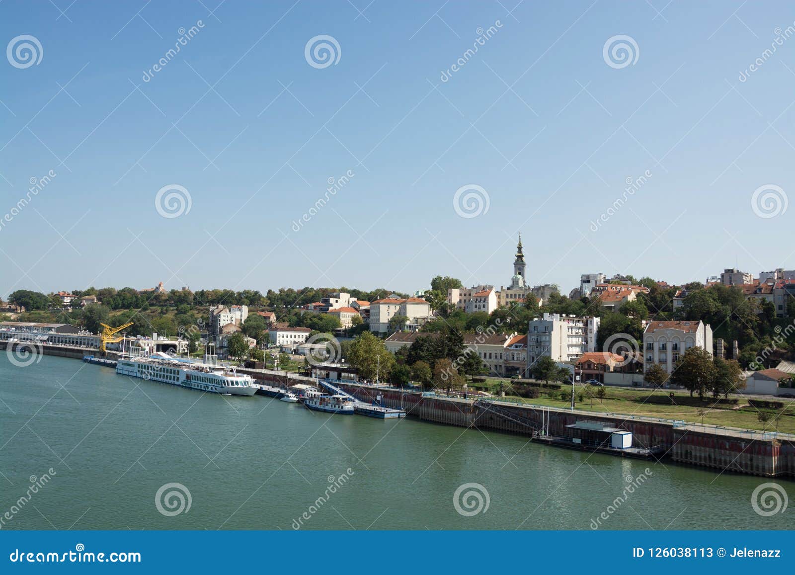 City by the river stock image. Image of belgrade, skyline - 126038113