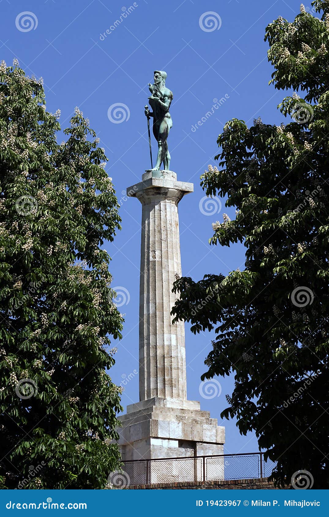 Belgrade Winner monument stock image. Image of ancient - 19423967