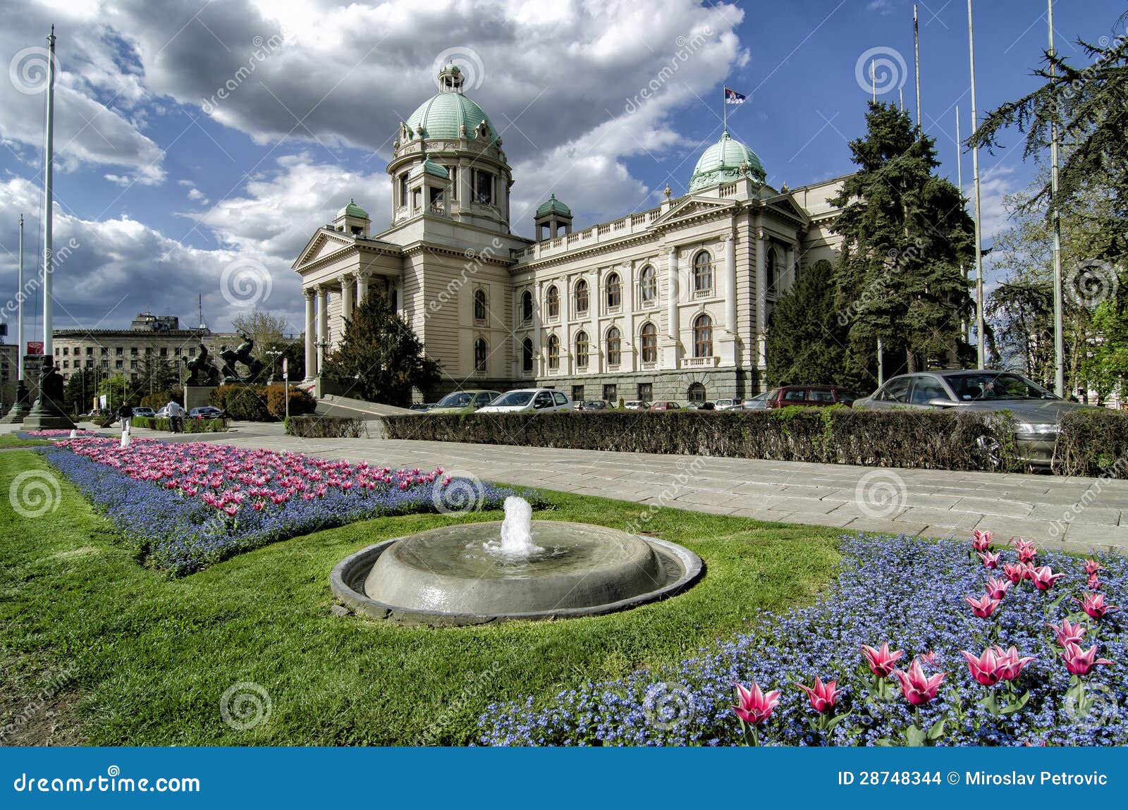 Belgrado foto de archivo. Imagen de serbia, flores, naturalice - 28748344