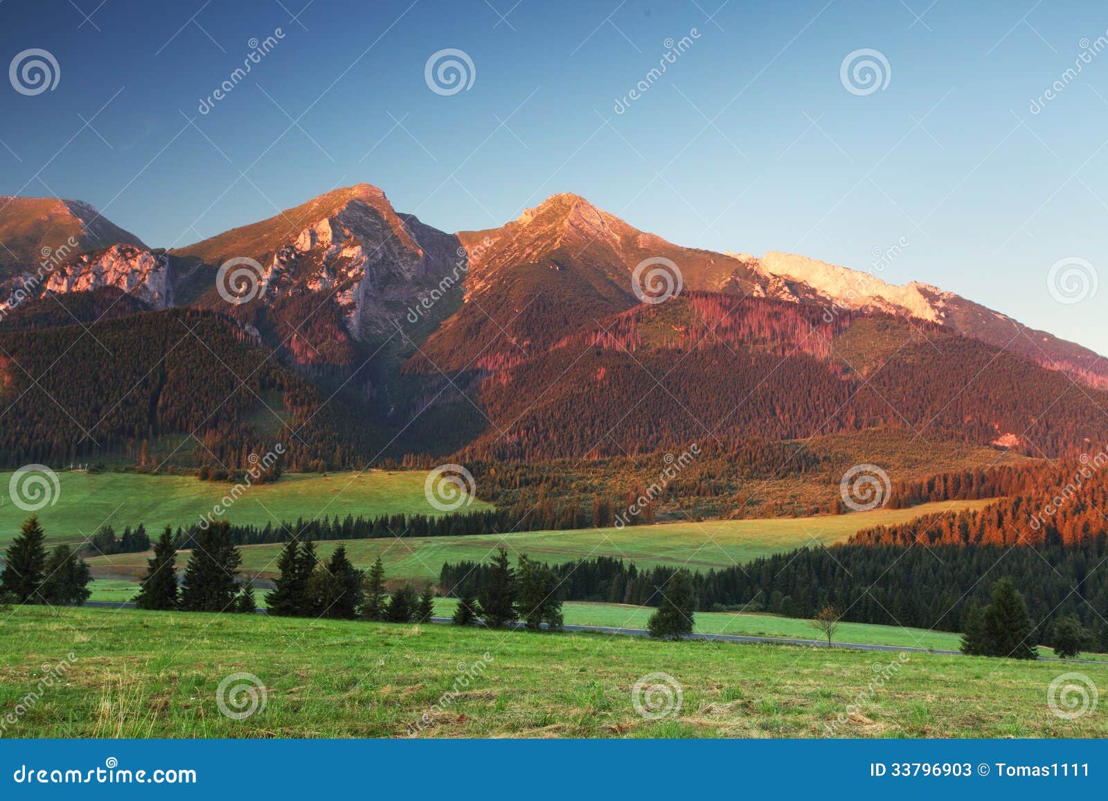 Belianske Tatry, Jahnaci Stit And Dolina Pieciu Stawow Polskich From ...