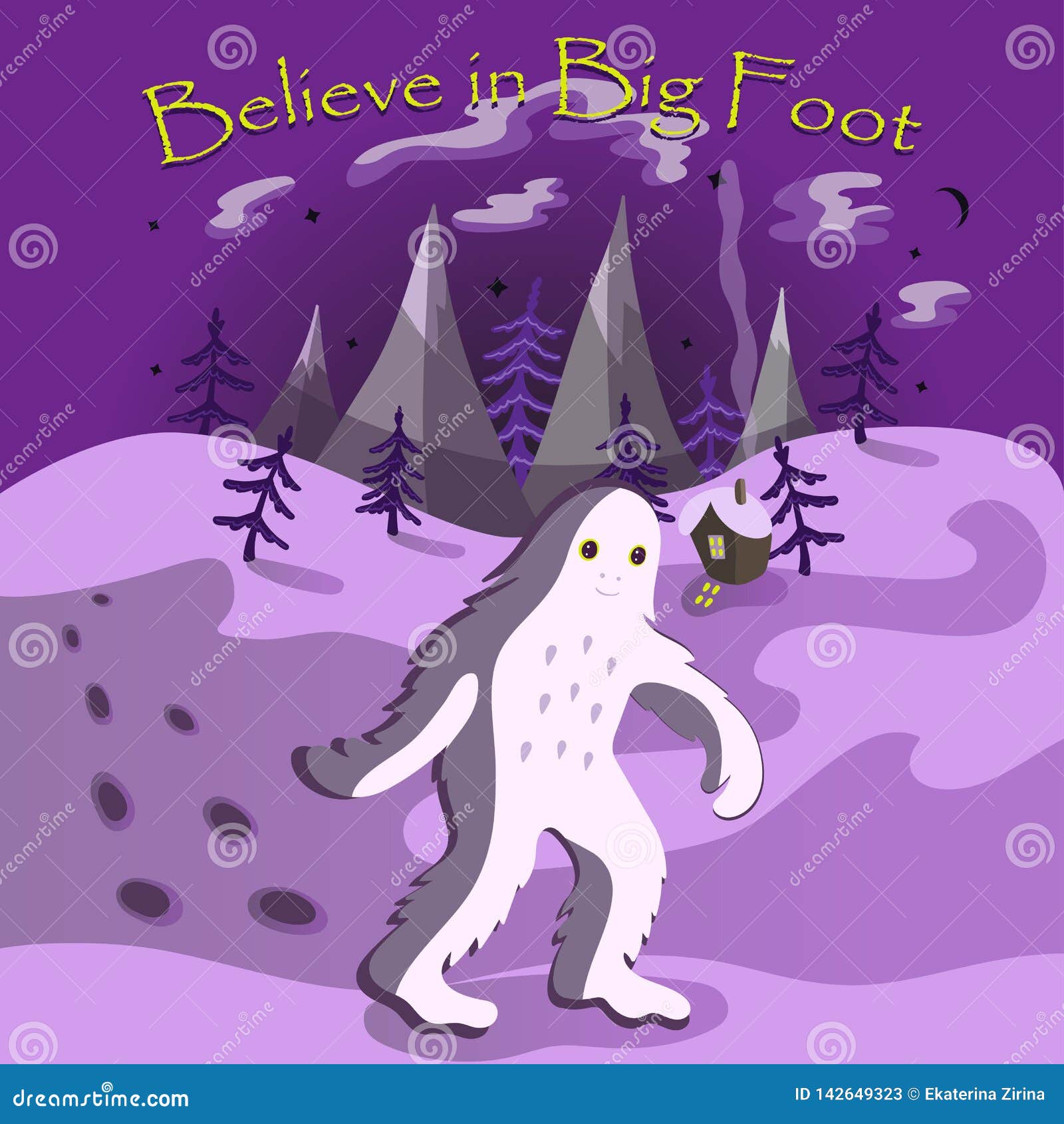 Big Foot Tree Stock Illustrations – 83 Big Foot Tree Stock ...