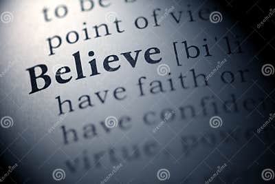 Believe stock photo. Image of believe, information, macro - 31592514