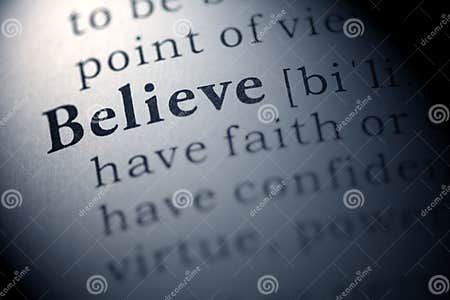 Believe stock photo. Image of believe, information, macro - 31592514