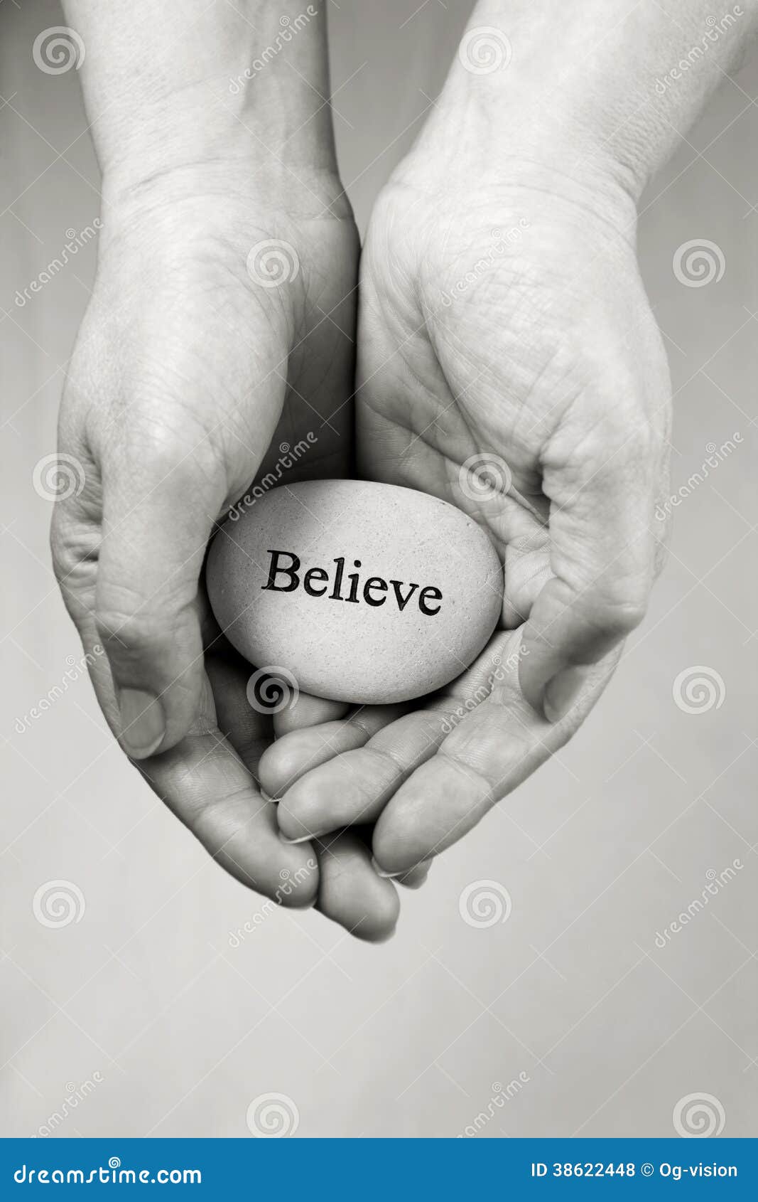 Believe stock photo. Image of symbol, human, rock, word - 38622448