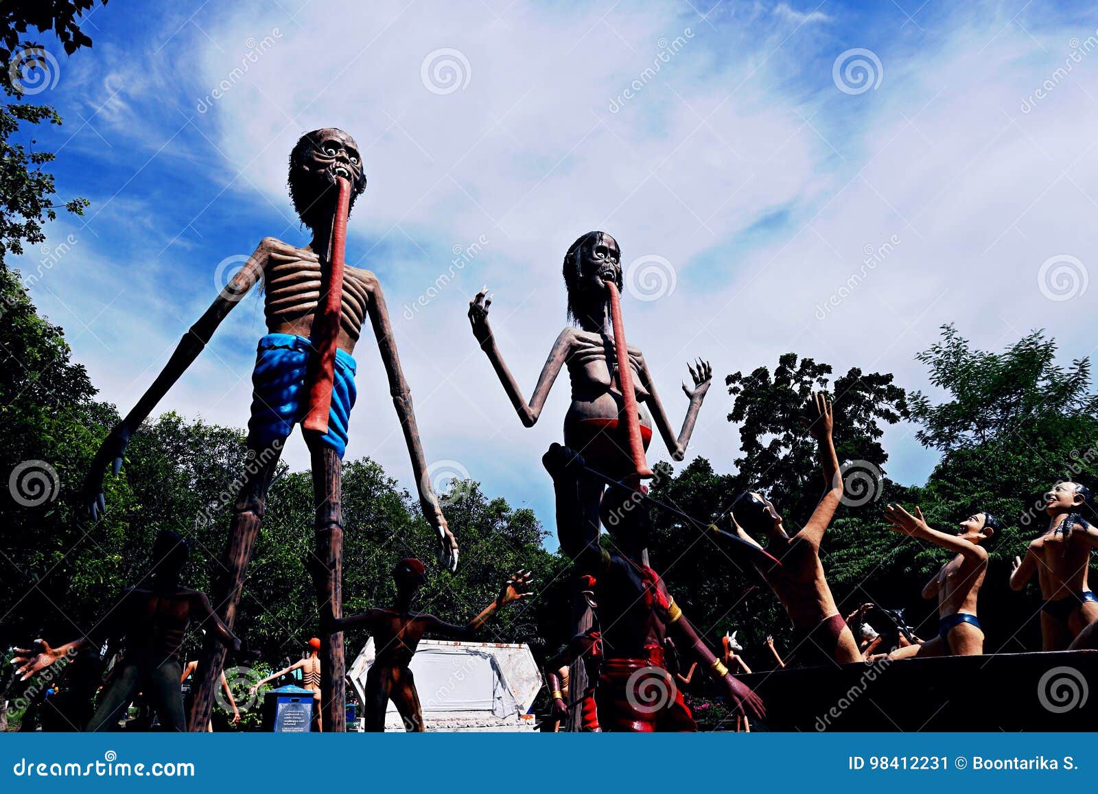 Jinn Dogma Ism Belief Temple Puppet Pattern Stock Photos - Free ...