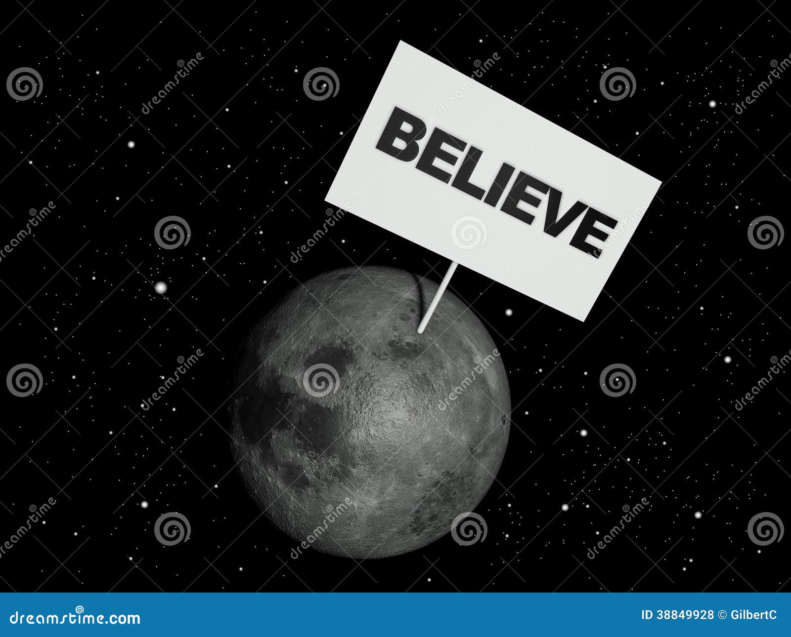 Believe stock illustration. Illustration of faith, positive - 38849928