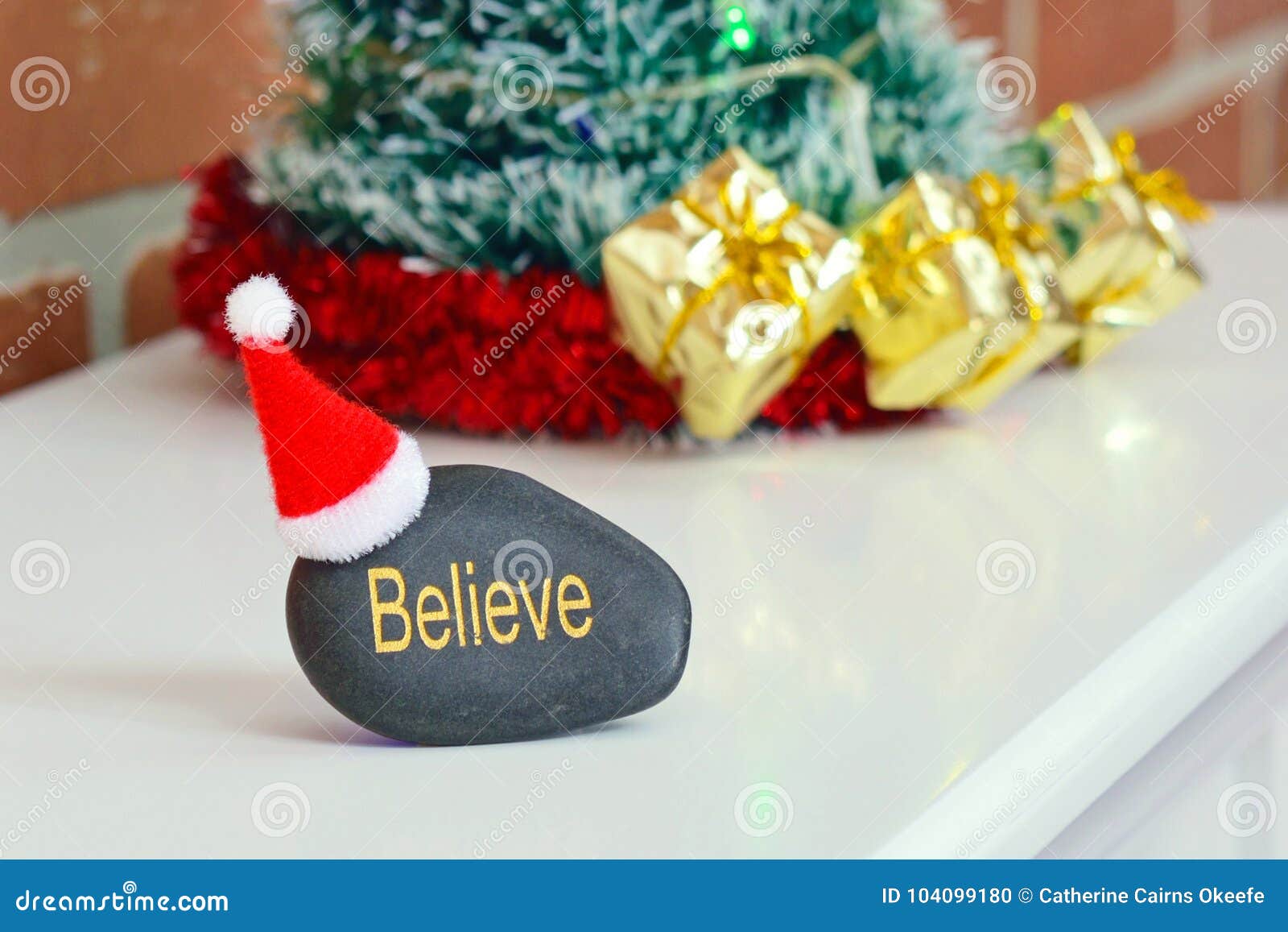 Believe in Santa Concept stock photo. Image of culture - 104099180