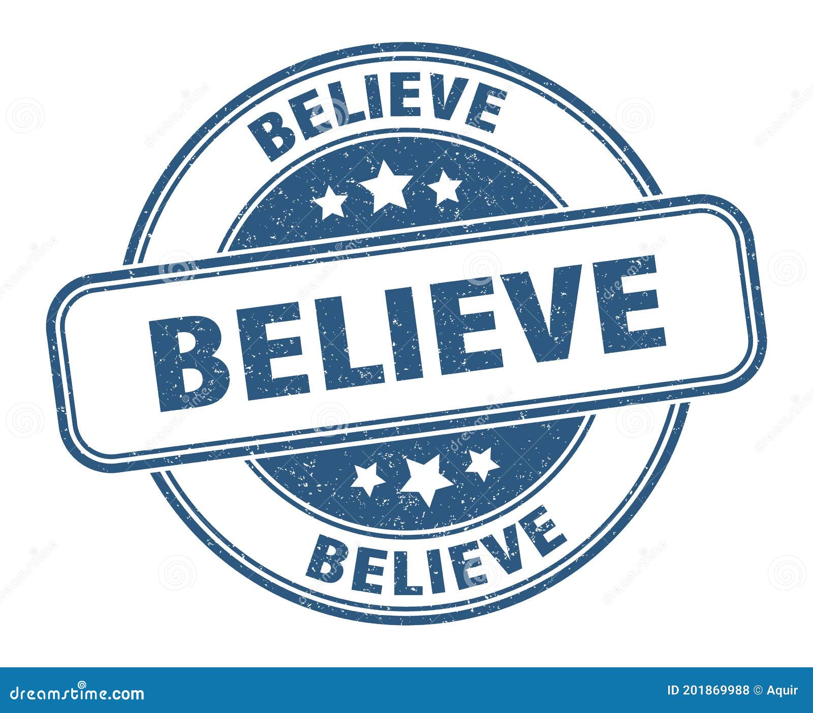 Believe Stamp. Believe Round Grunge Sign Stock Vector - Illustration of ...