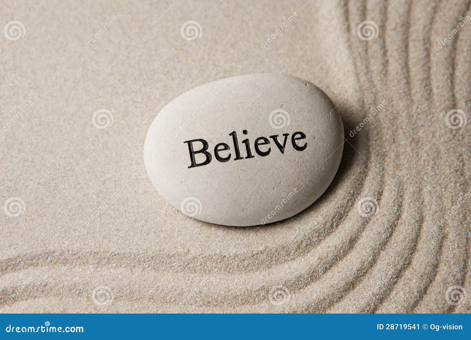 Believe stone stock image. Image of inspiration, inspirational - 28719541