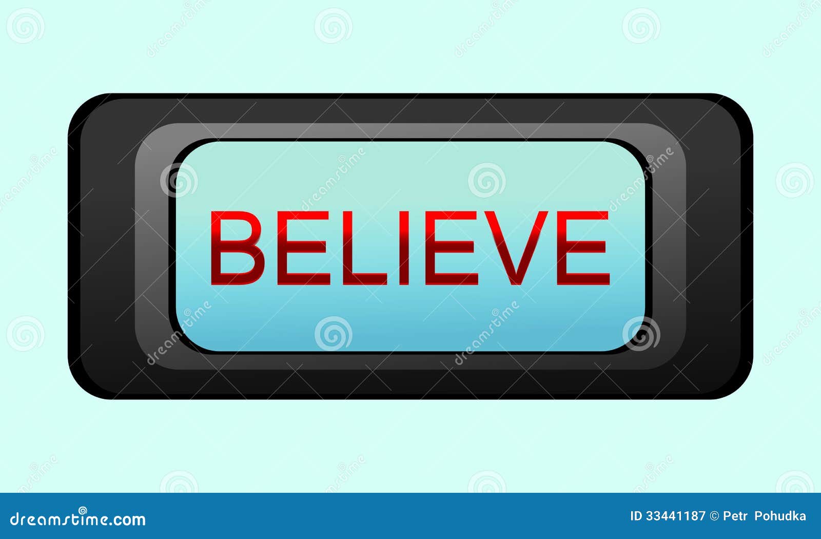 Believe stock illustration. Illustration of help, live - 33441187