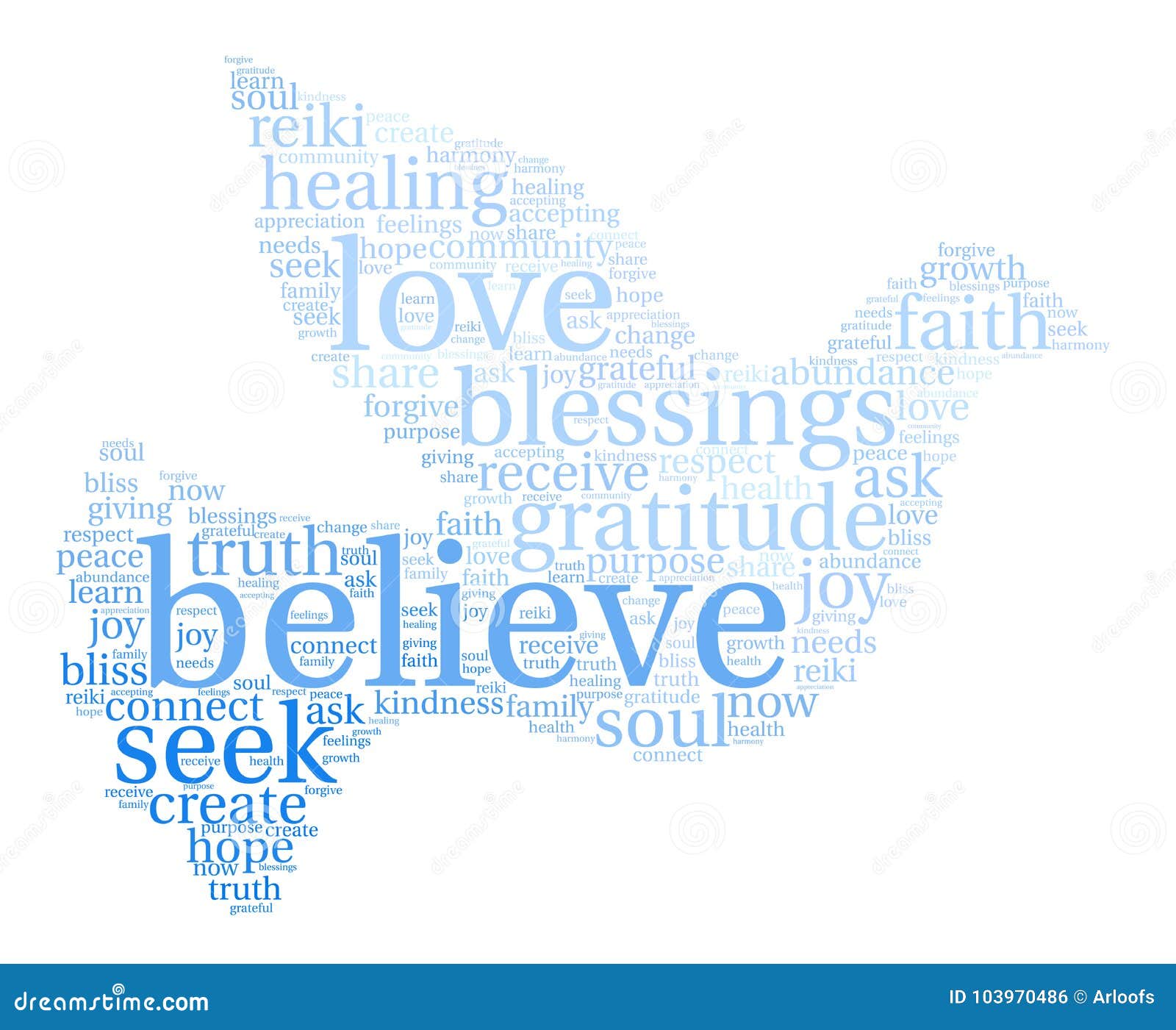 Believe Word Cloud stock illustration. Illustration of believe - 103970486