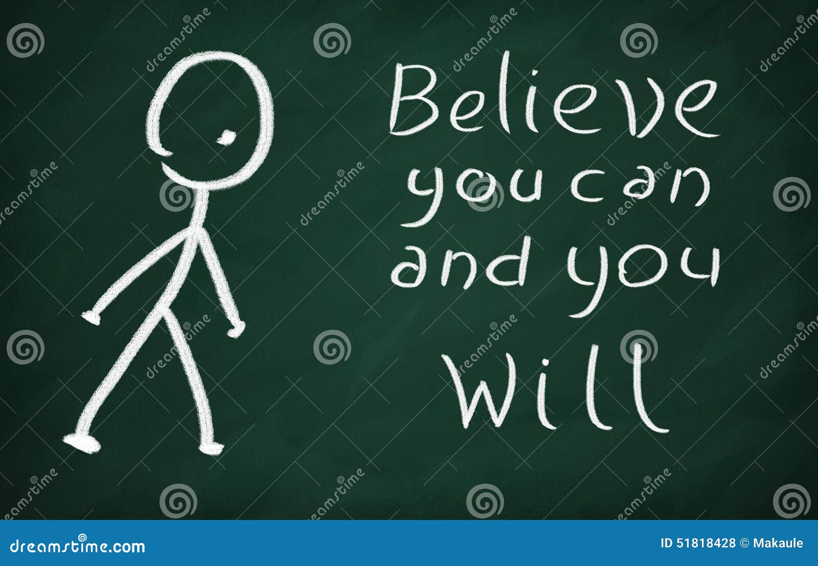 Believe You Can and You Will Stock Photo - Image of concept, inspire ...