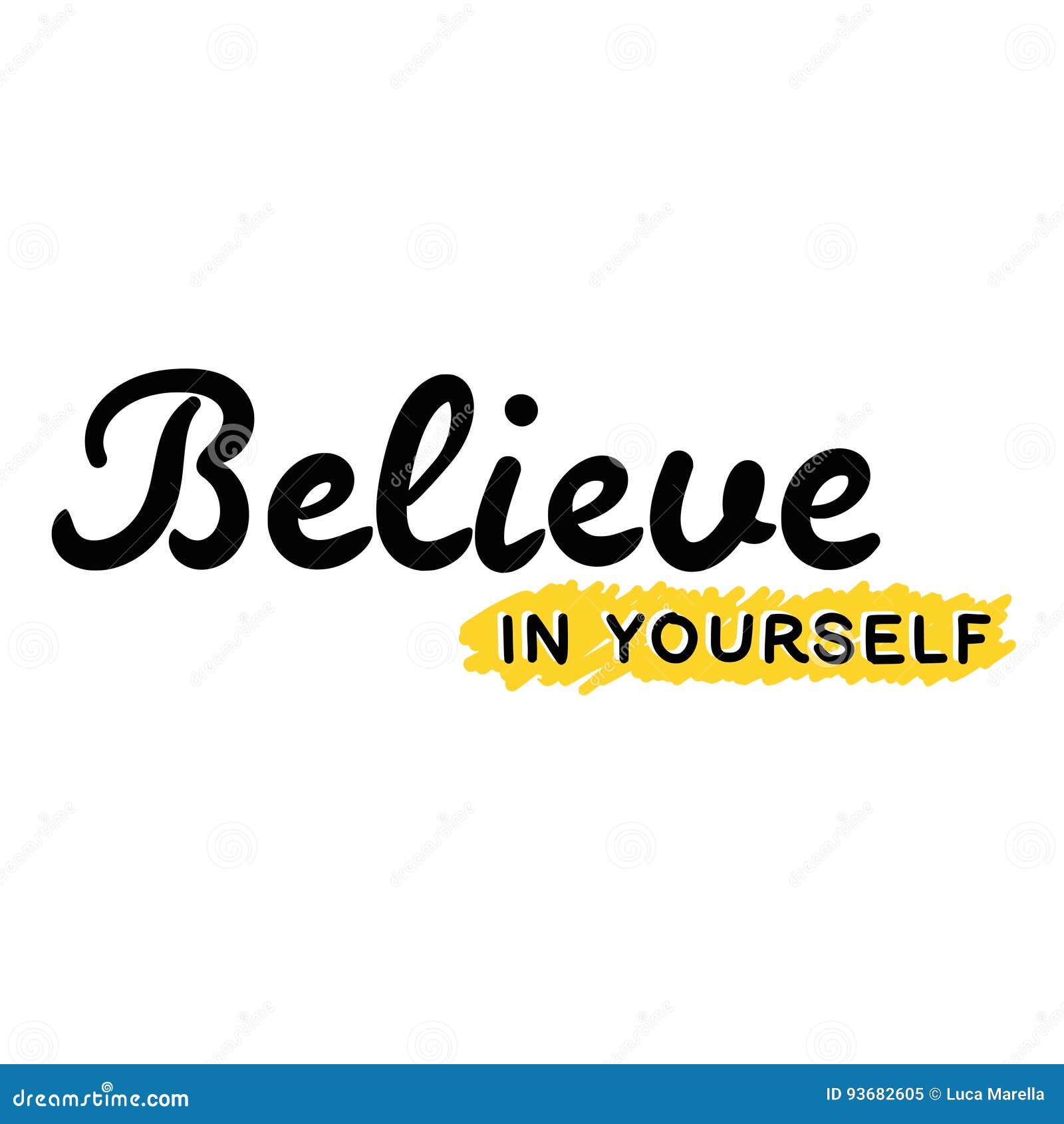 The Word Believe In Yourself