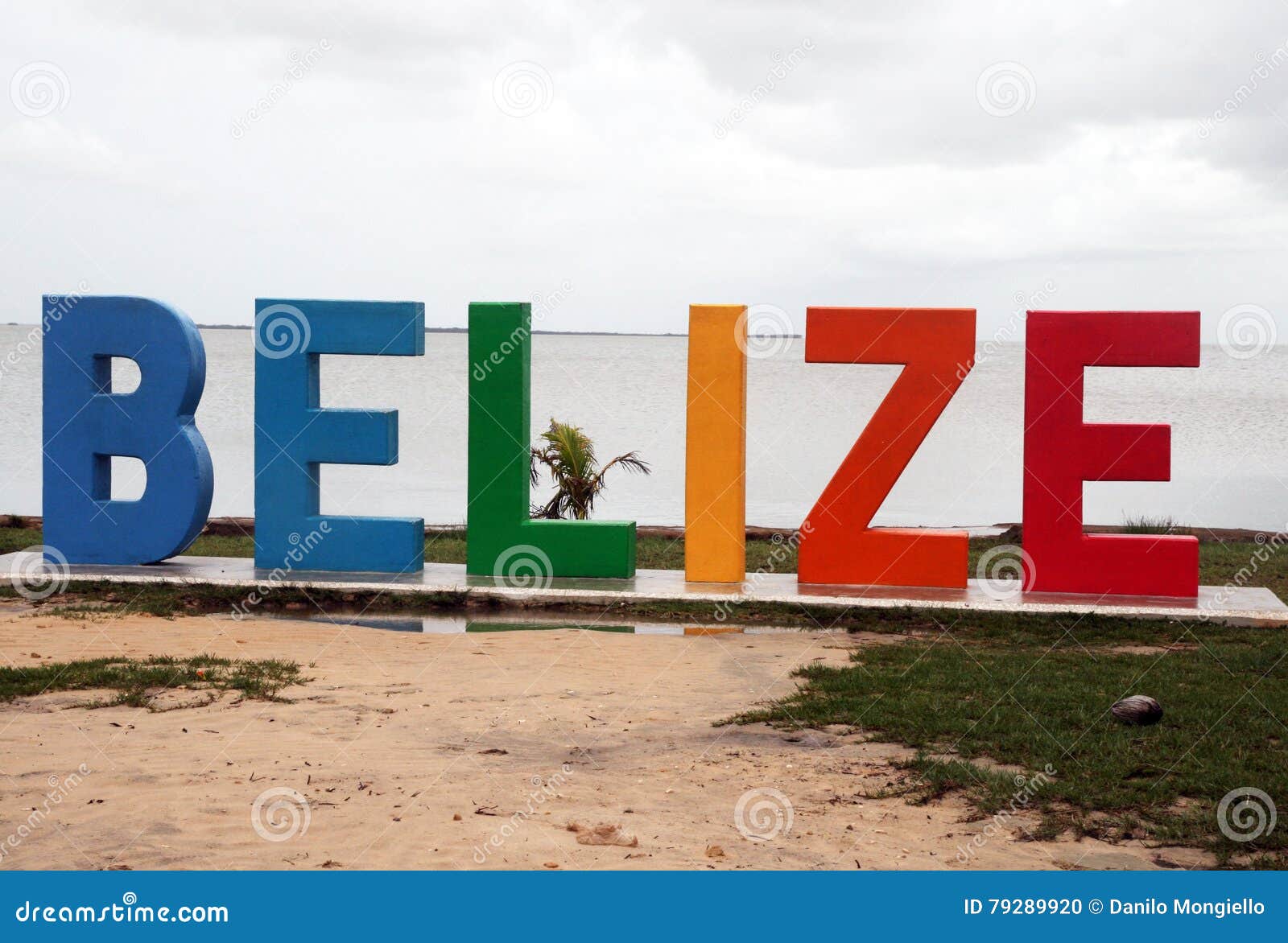 Belize colors stock photo. Image of rain, america, writing - 79289920