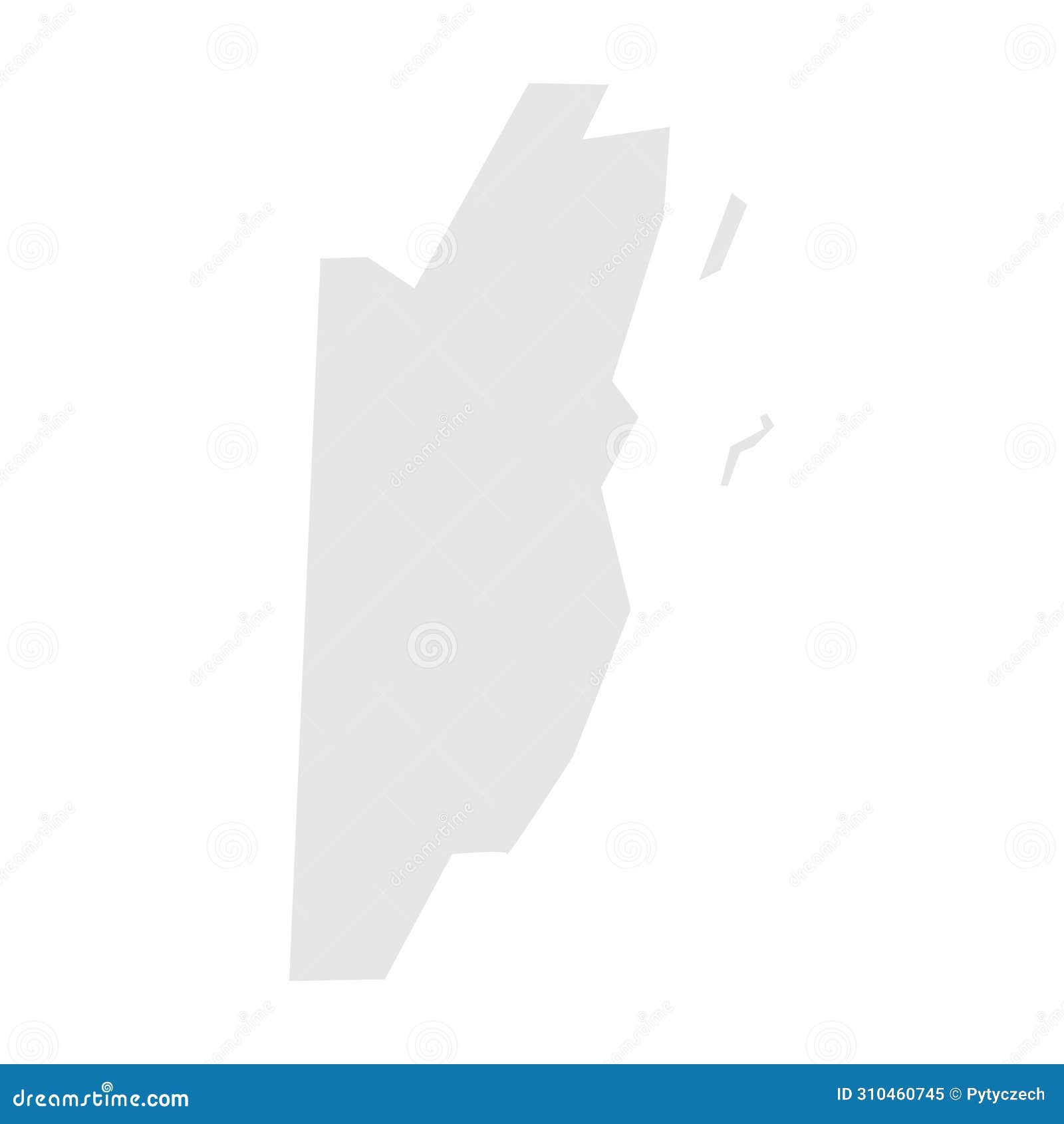 Belize Simplified Sketch Map Vector Illustration | CartoonDealer.com ...