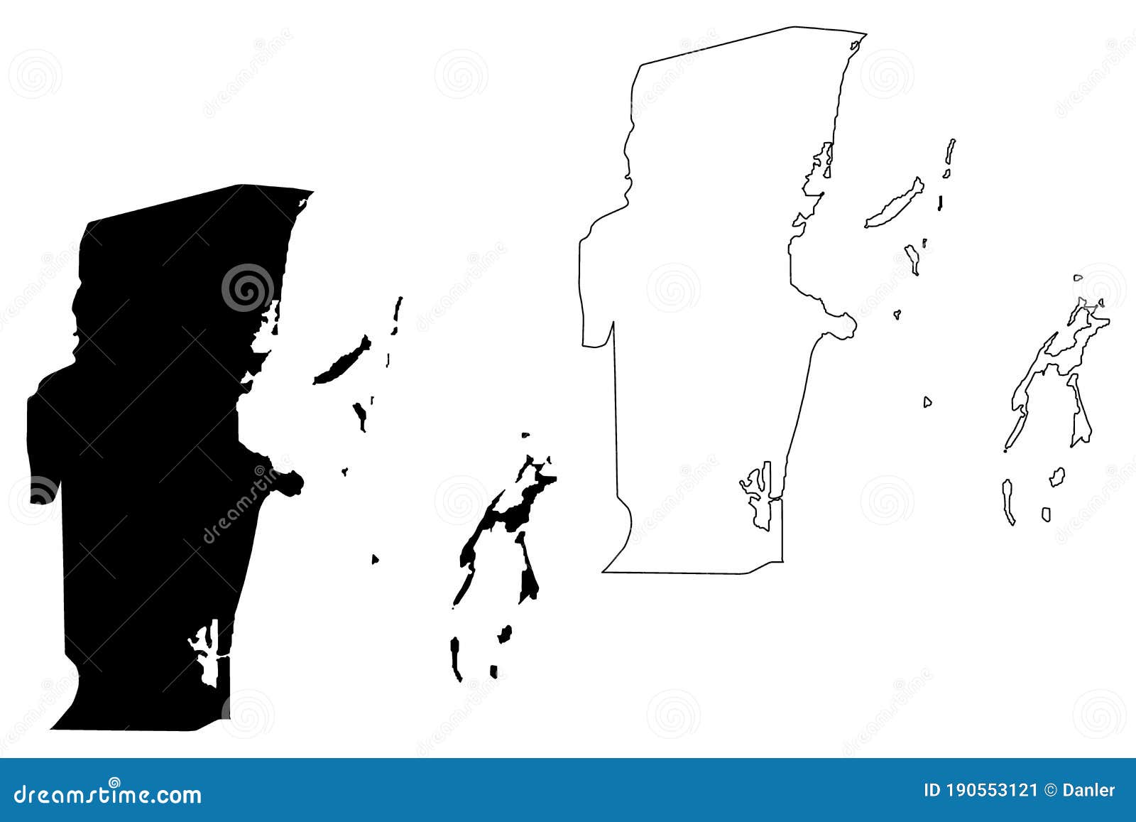 Belize District Belize, Districts of Belize Map Vector Illustration, Scribble Sketch Belize Map ...