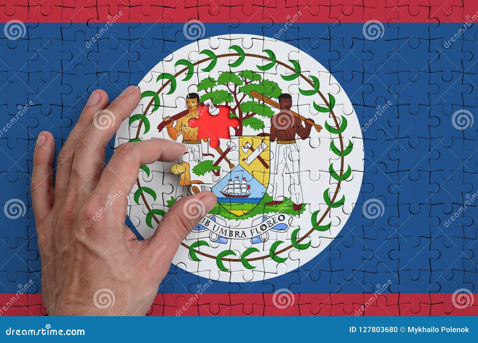 Belize Hand-drawn Map. Cartoon Vector | CartoonDealer.com #135047181
