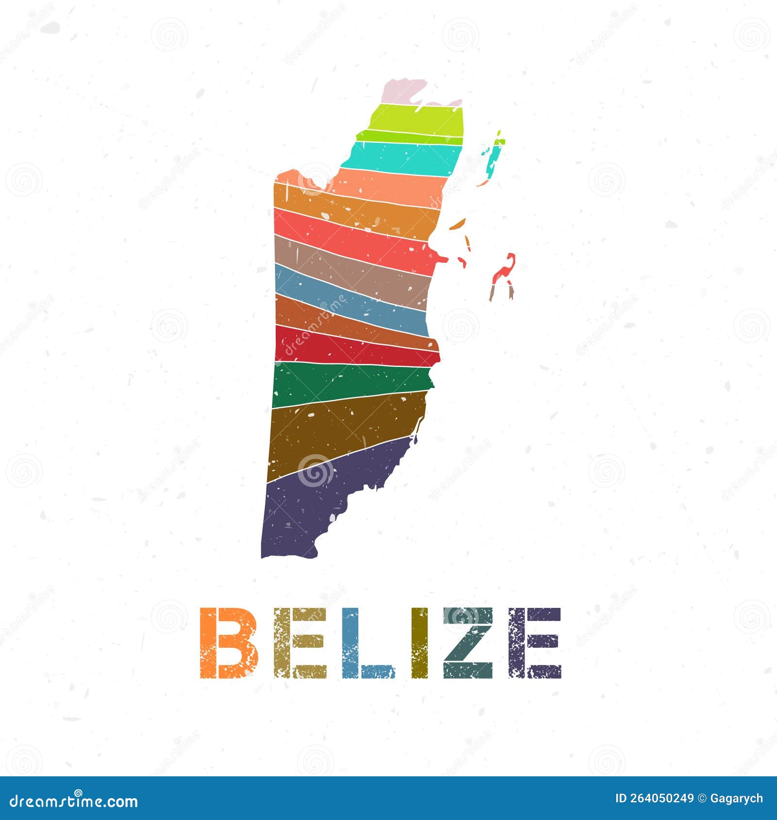 Belize map design. stock vector. Illustration of design - 264050249