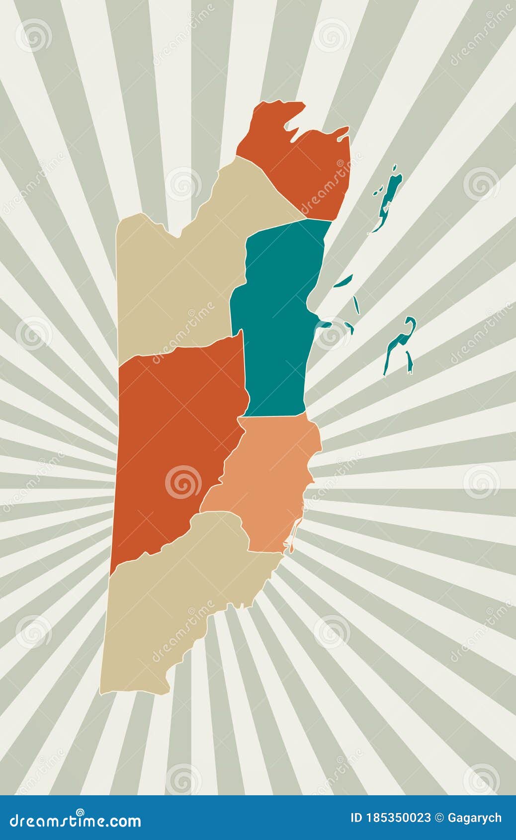 Belize map. stock vector. Illustration of destination - 185350023