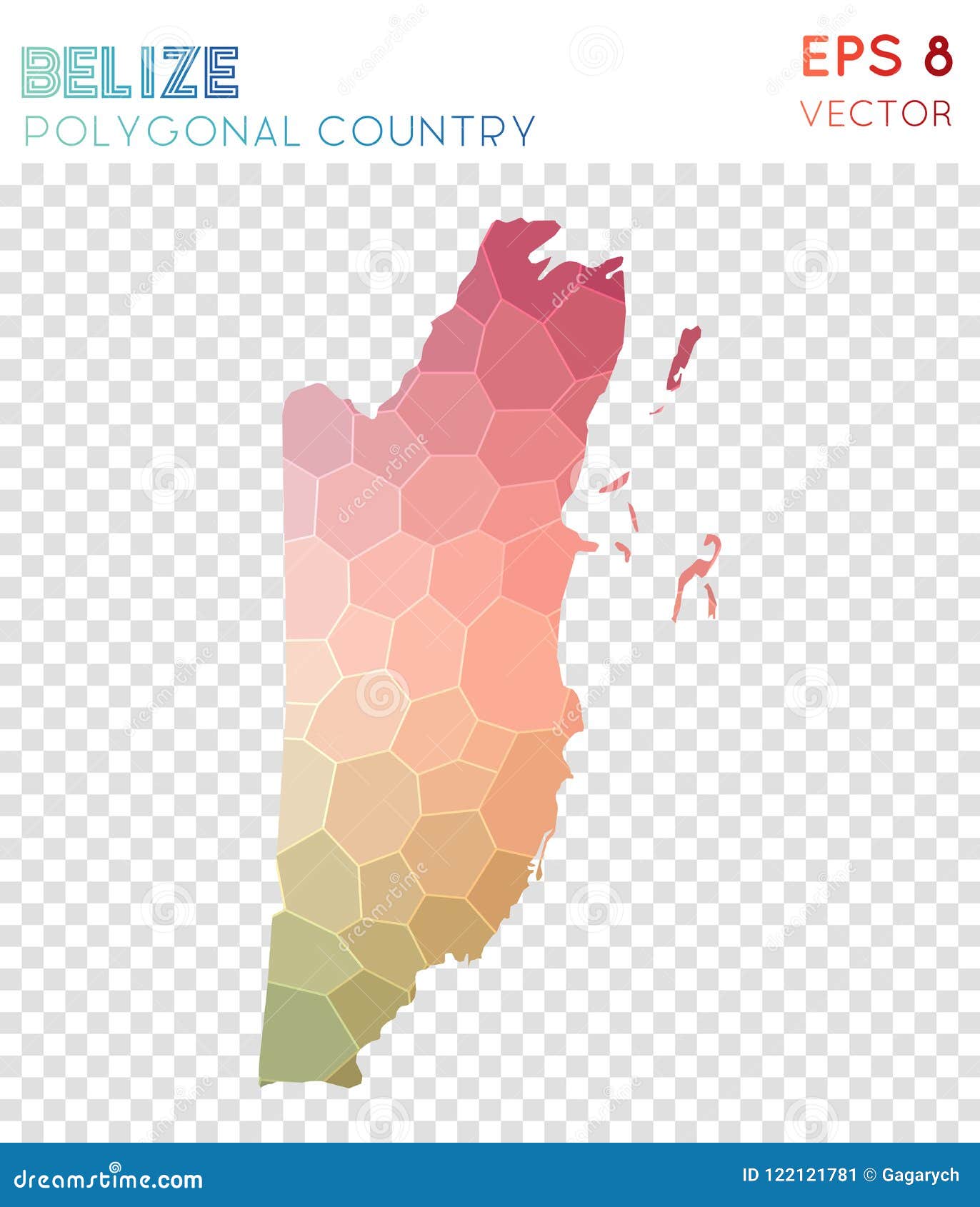 Belize Polygonal Map, Mosaic Style Country. Stock Vector - Illustration ... Belize Polygonal Map, Mosaic Style Country. Stock Vector - Illustration ...