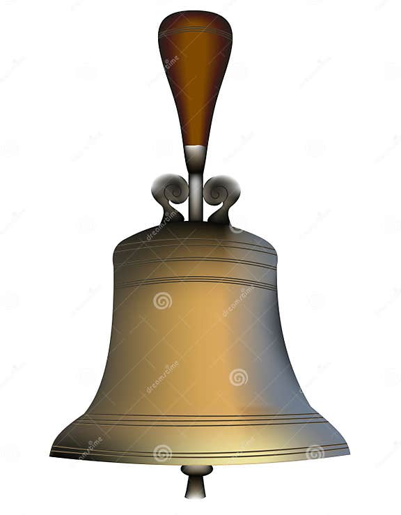 Bell stock vector. Illustration of jingle, knell, alarm - 12125532