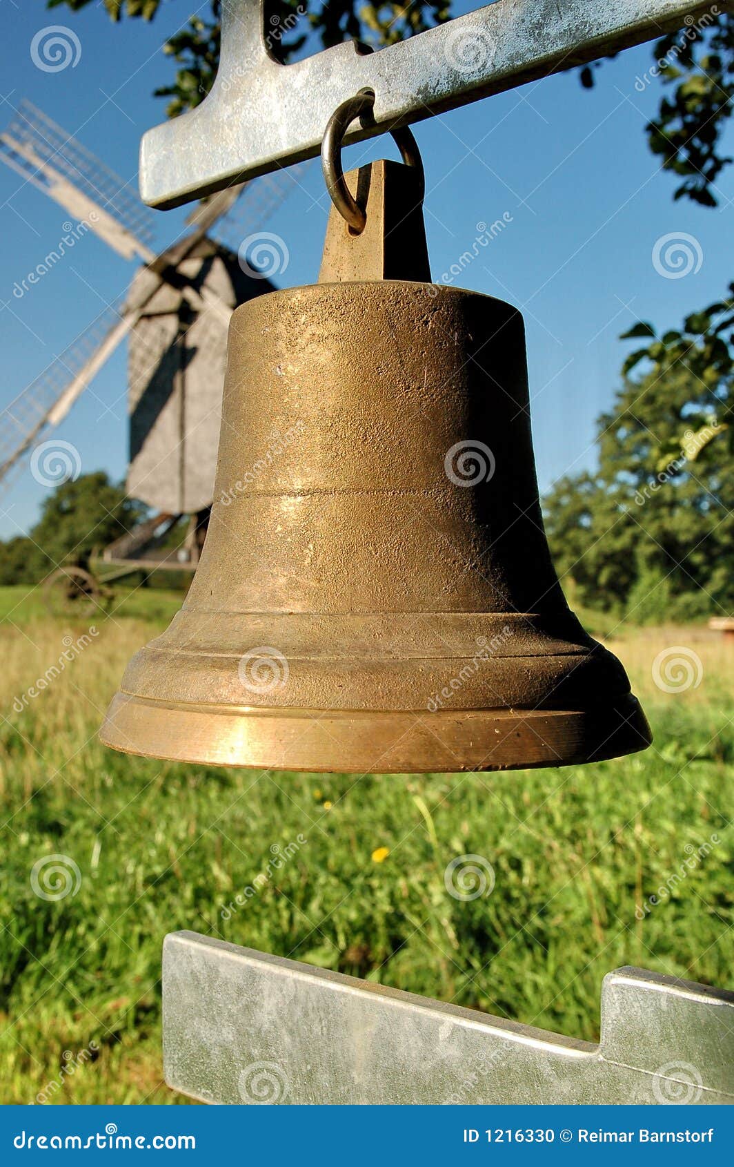 Bell stock photo. Image of farmland, nature, green, call - 1216330