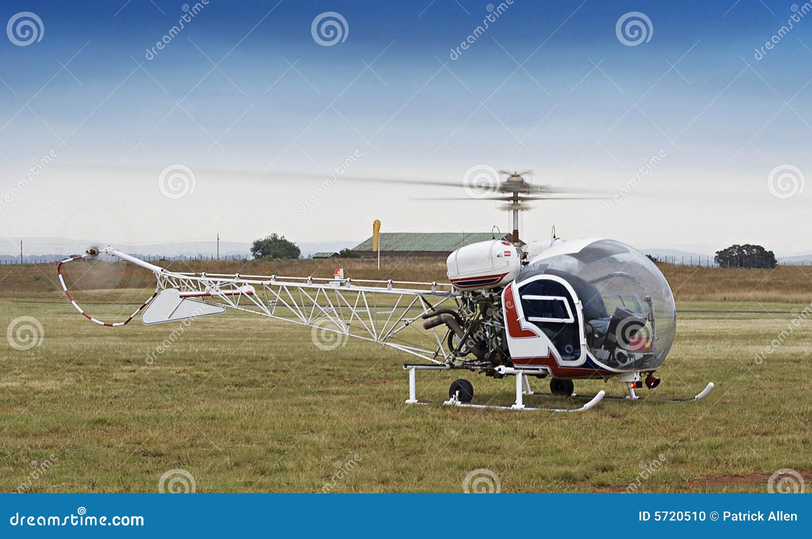 Bell 47 Helicopter stock photo. Image of exposed, hover - 5720510