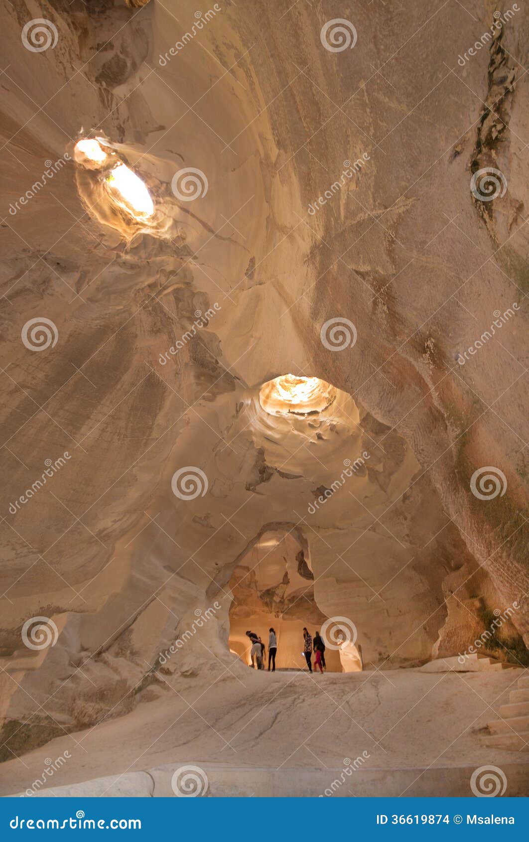 Bell Caves editorial stock image. Image of beit, tourists - 36619874
