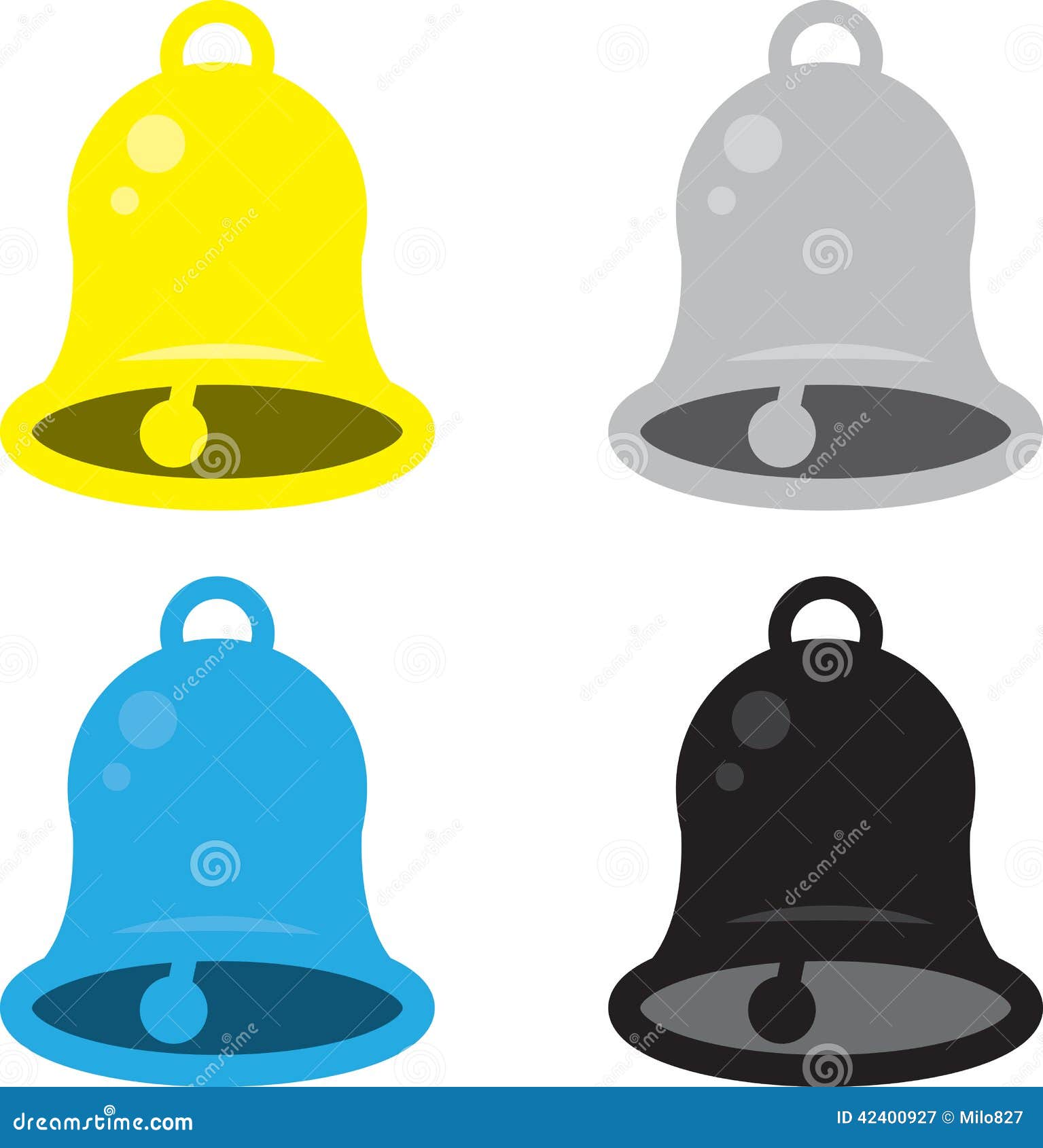 Bell Colors stock vector. Illustration of bells, phone - 42400927