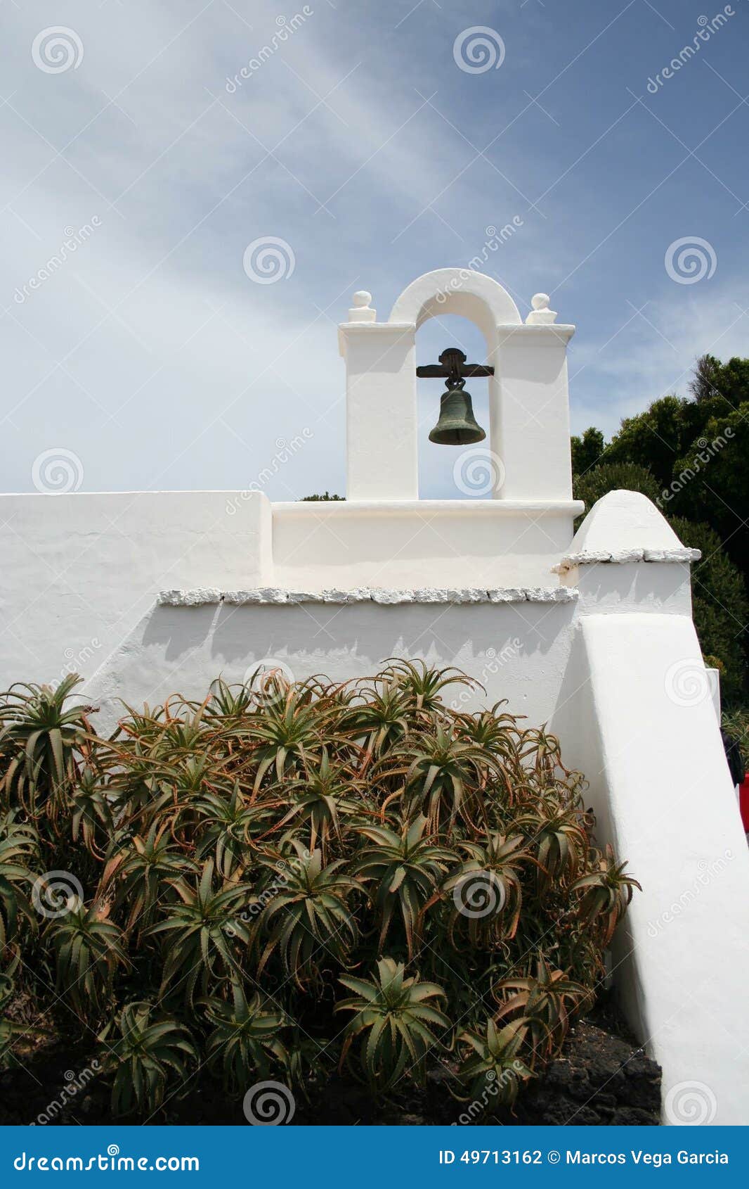 Bell in the desert stock photo. Image of spain, cesar - 49713162