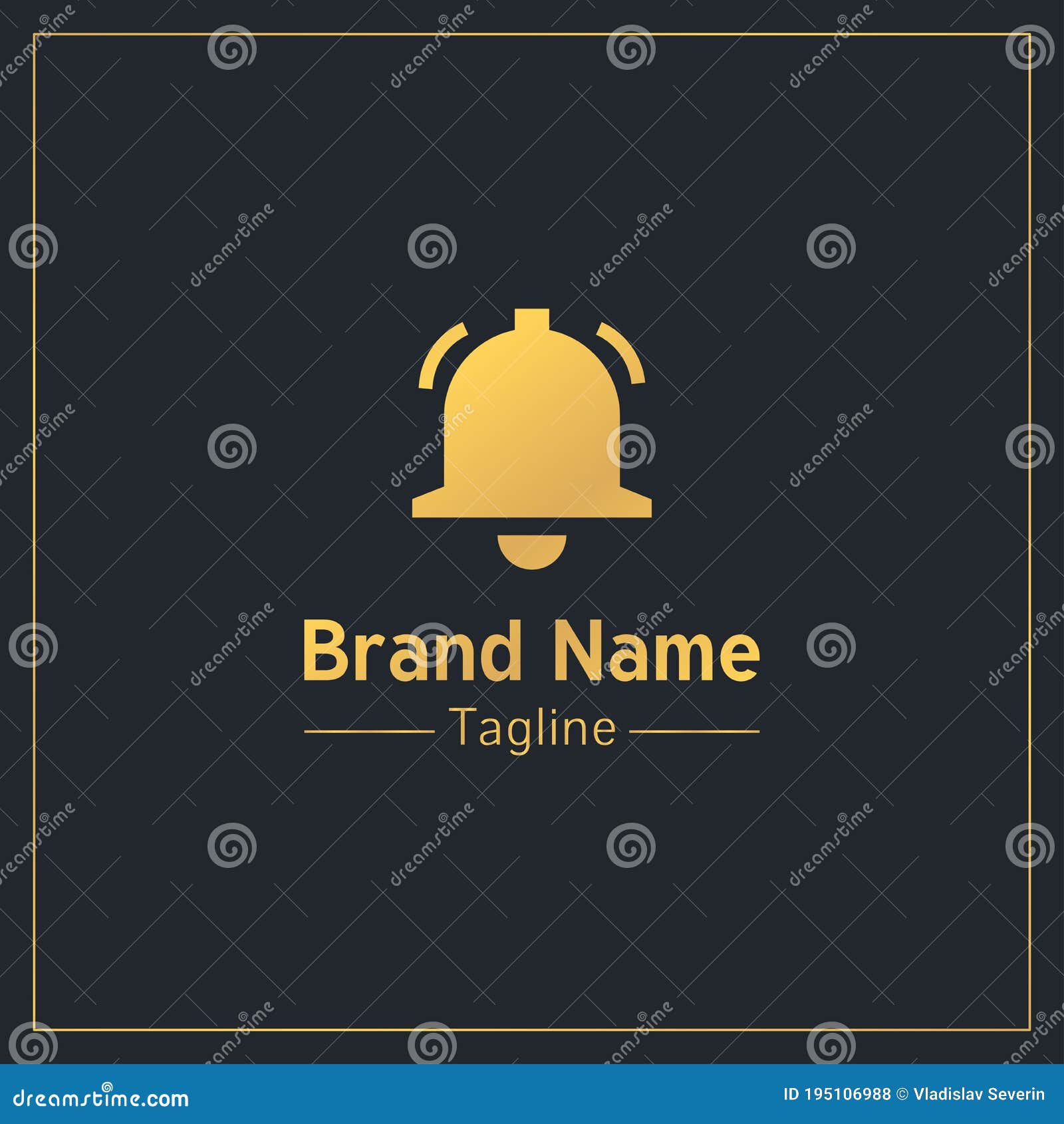 Bell Gold Professional Logo Stock Vector - Illustration of design, sign ...