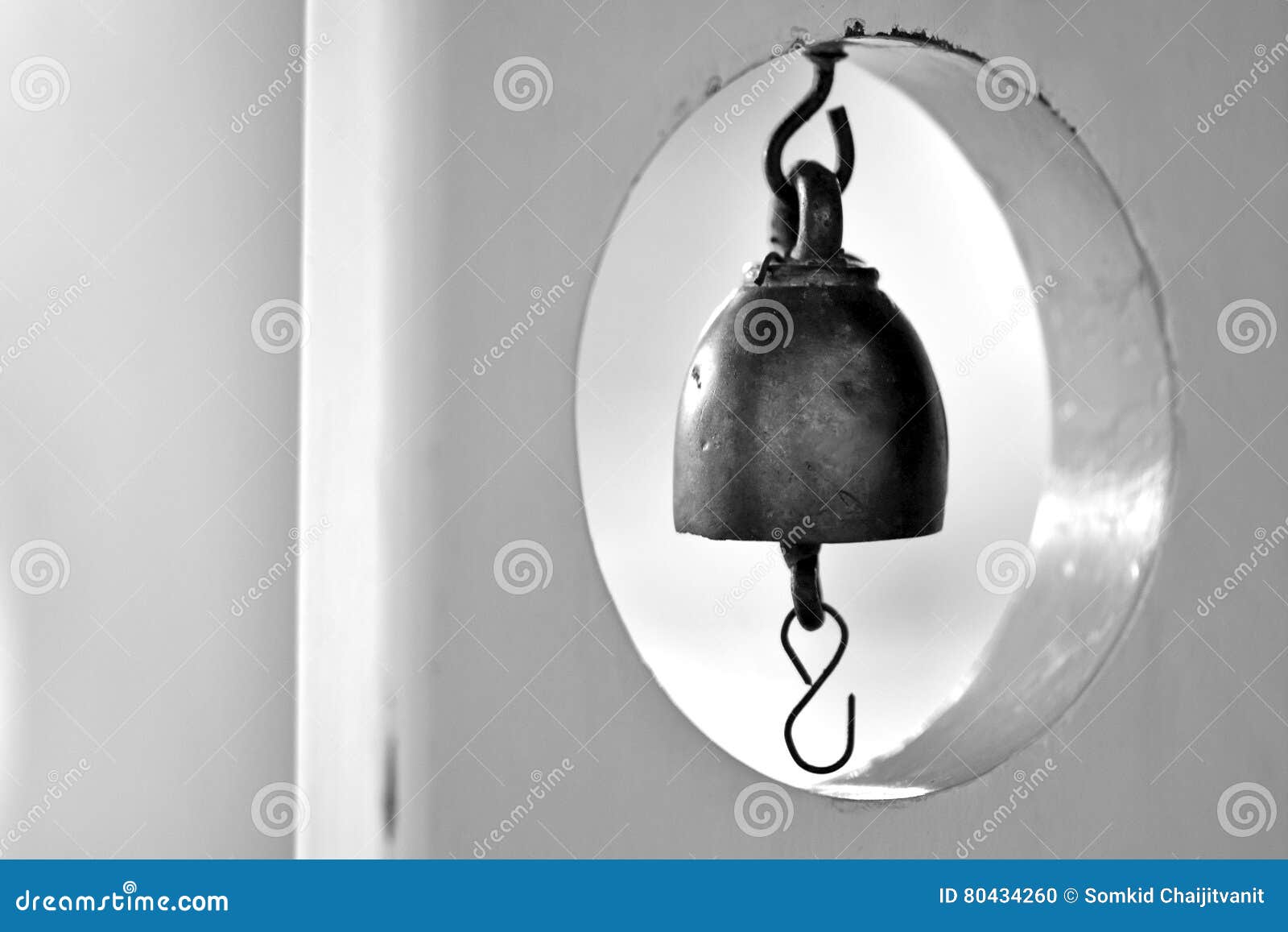 Bell Hanging Chair in Temple Stock Photo - Image of asia, religious ...