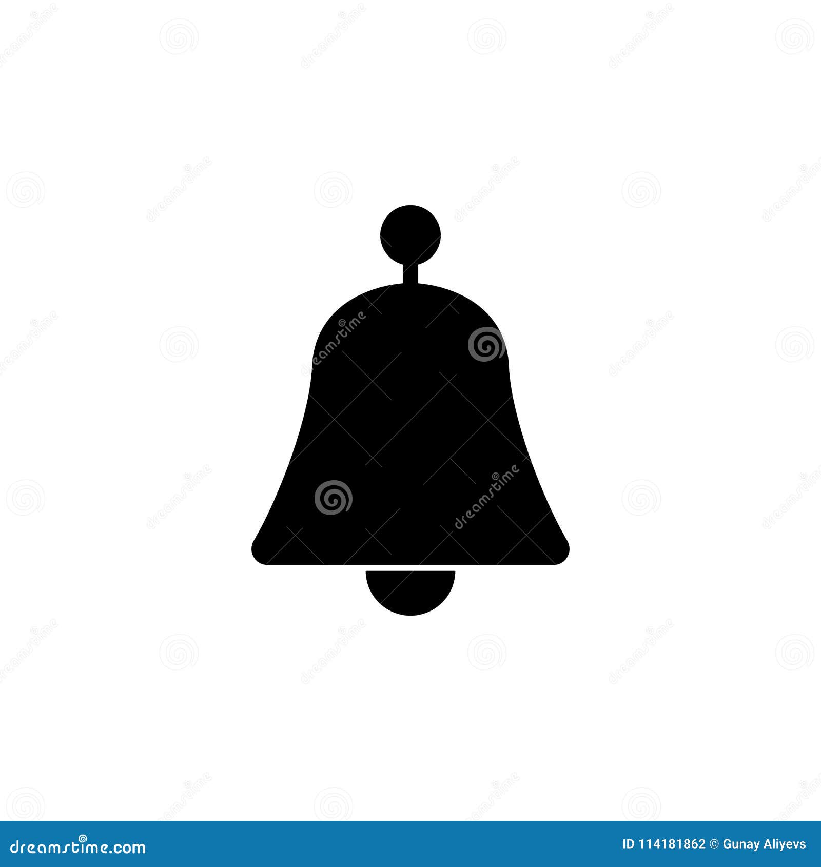 Bell Icon. Element of Simple Icon for Websites, Web Design, Mobile App ...