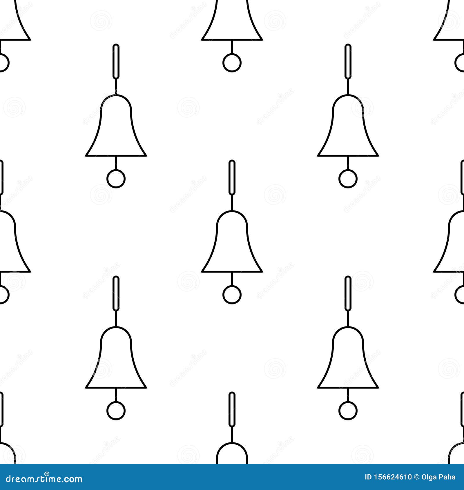 Background bell stock vector. Illustration of basic - 156624610