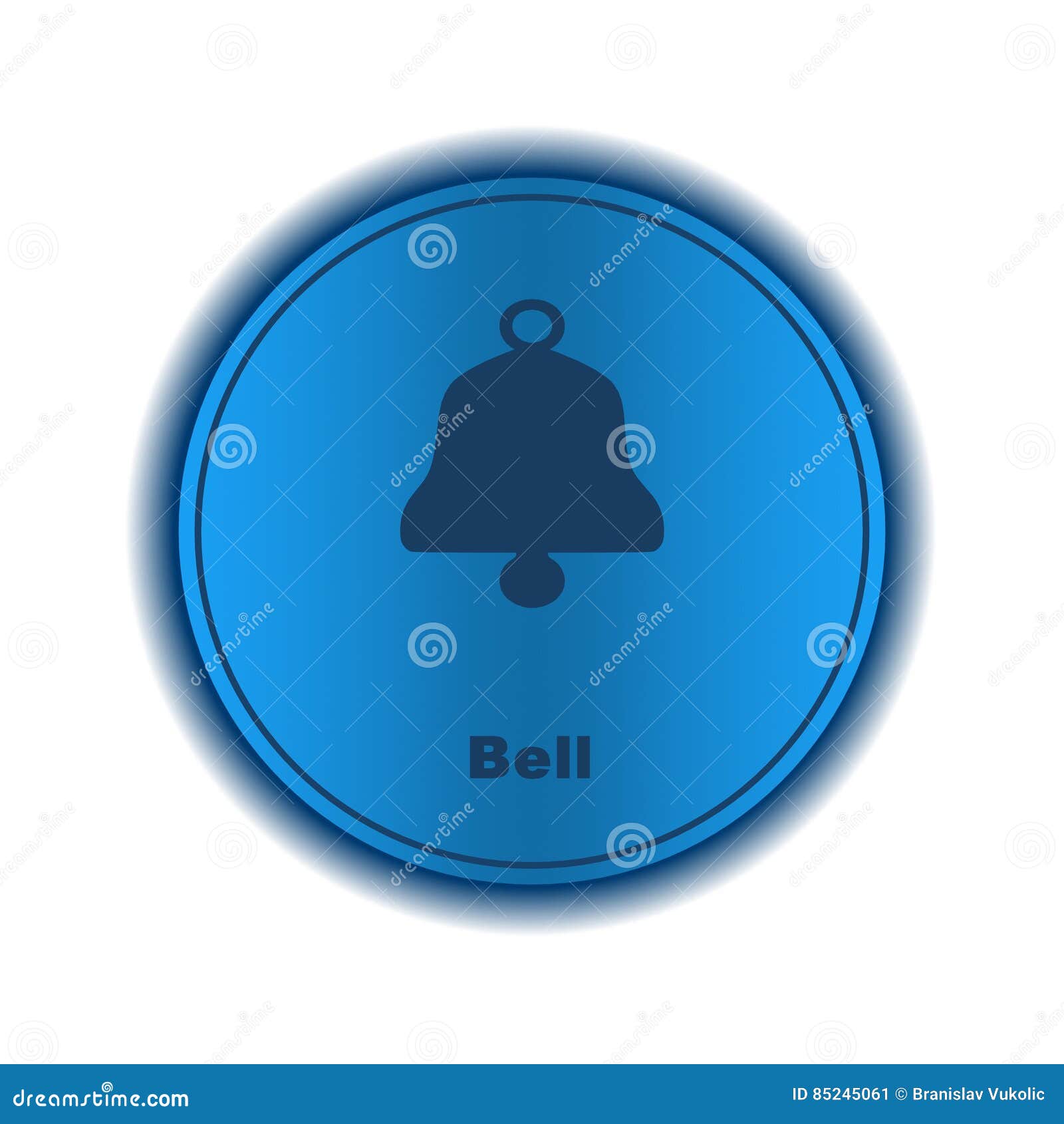Bell Icon, Sign, Illustration Stock Illustration - Illustration of ring ...
