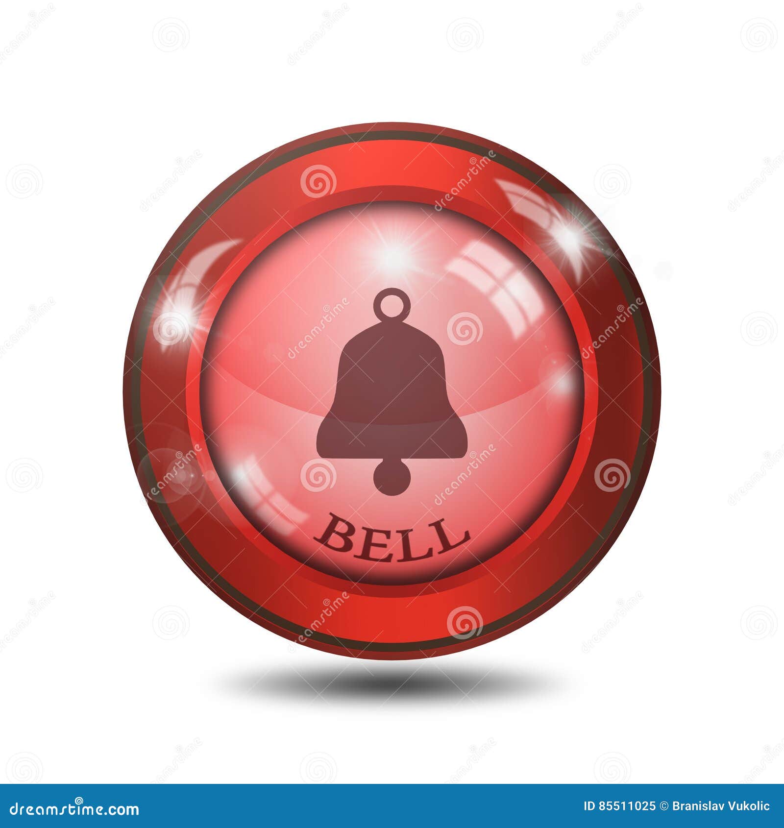 Bell Icon, Sign, Illustration Stock Illustration - Illustration of ...