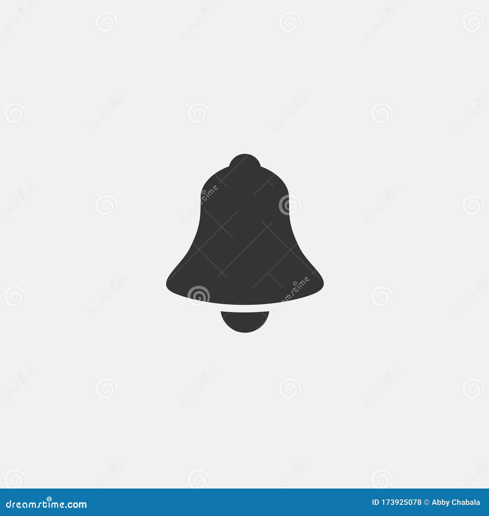 Bell Icon Illustration Symbol Eps 10 Grey Stock Illustration ...