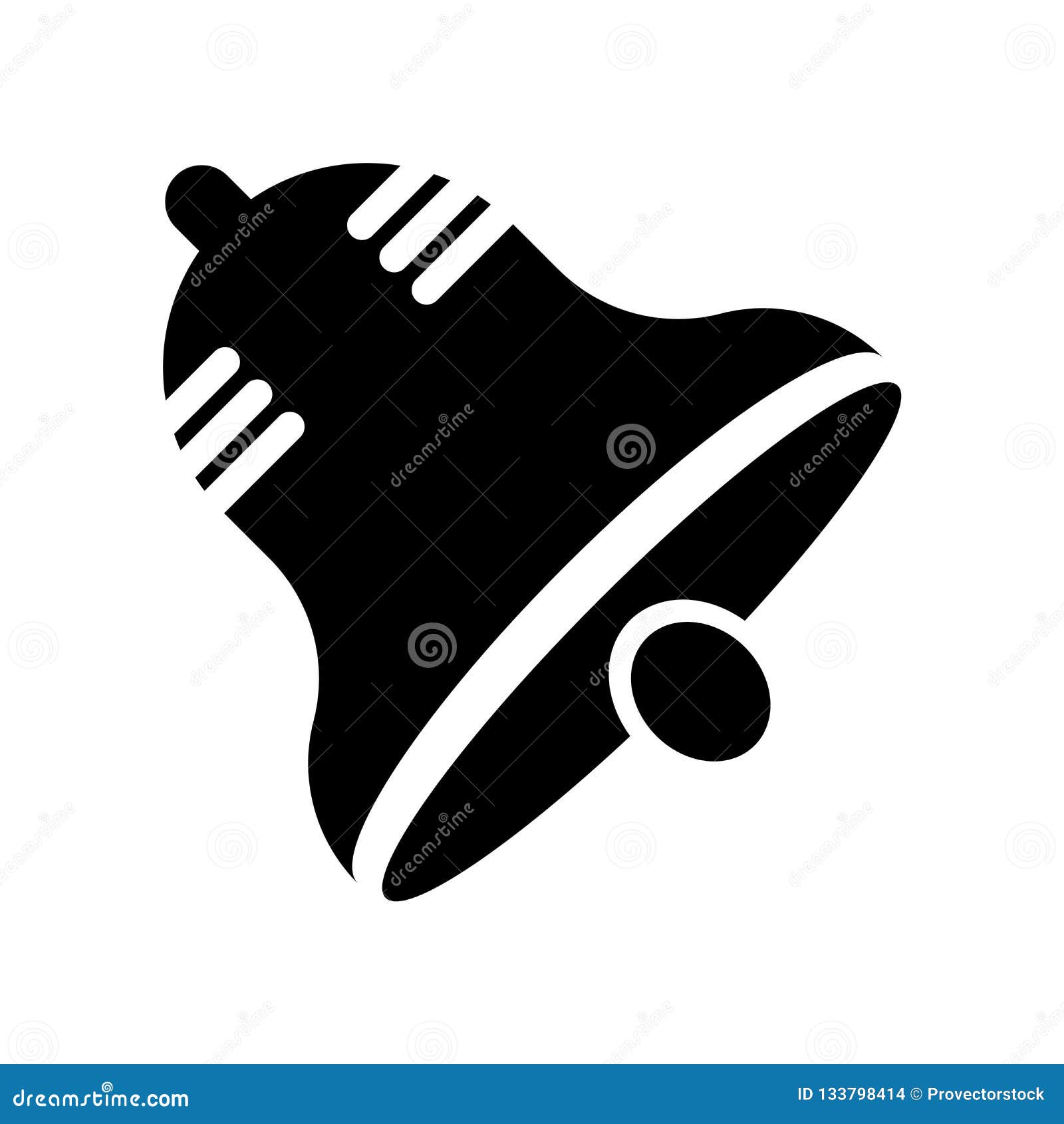 Bell Icon Vector Isolated on White Background, Bell Sign , Warning ...