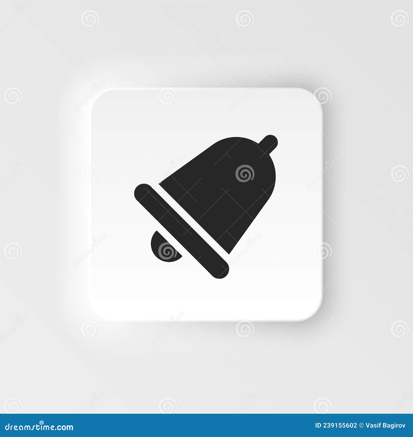 Bell Icon - Vector. Simple Element Illustration from UI Concept Stock ...