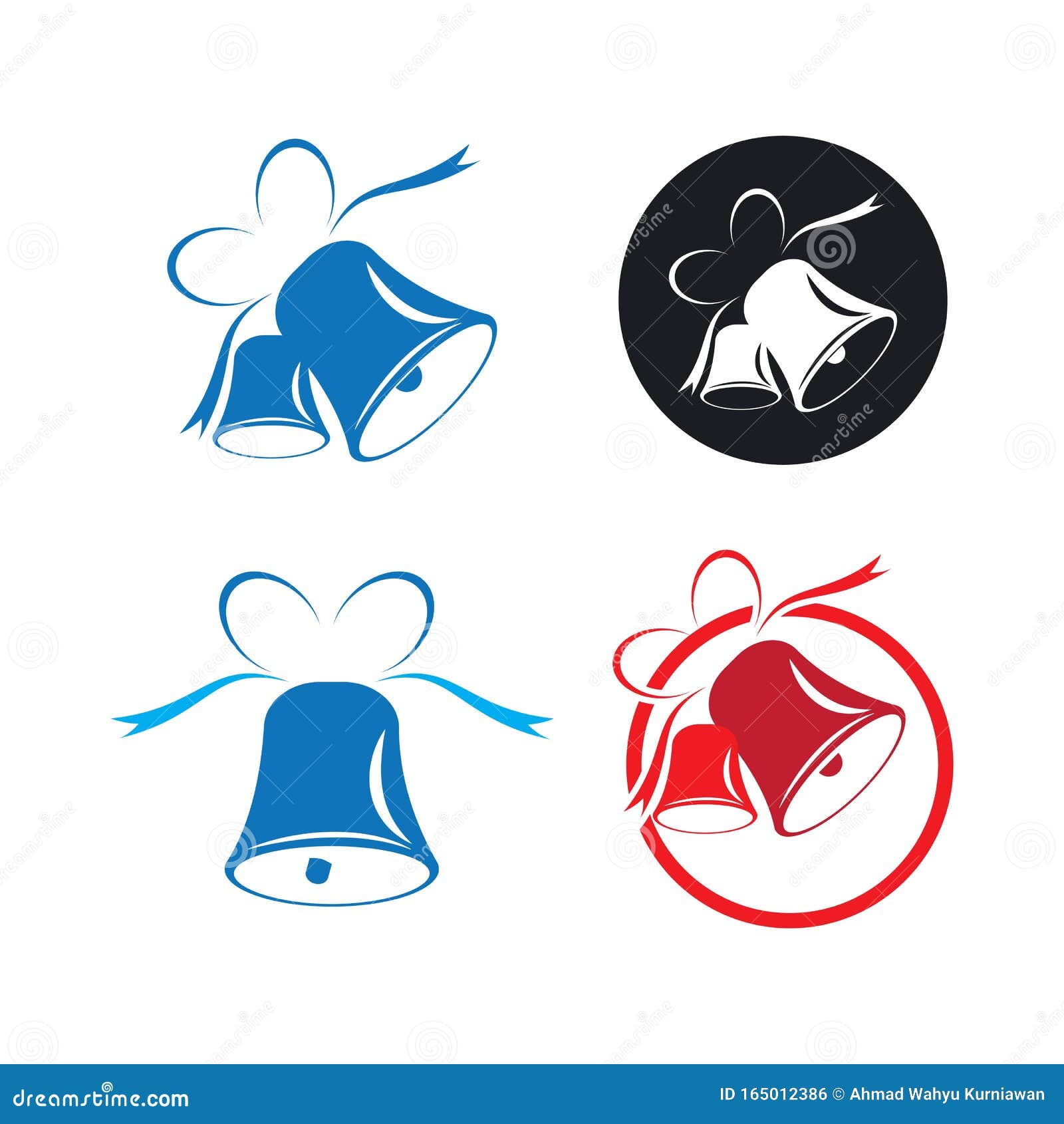 Bell logo vector stock illustration. Illustration of handbell - 165012386