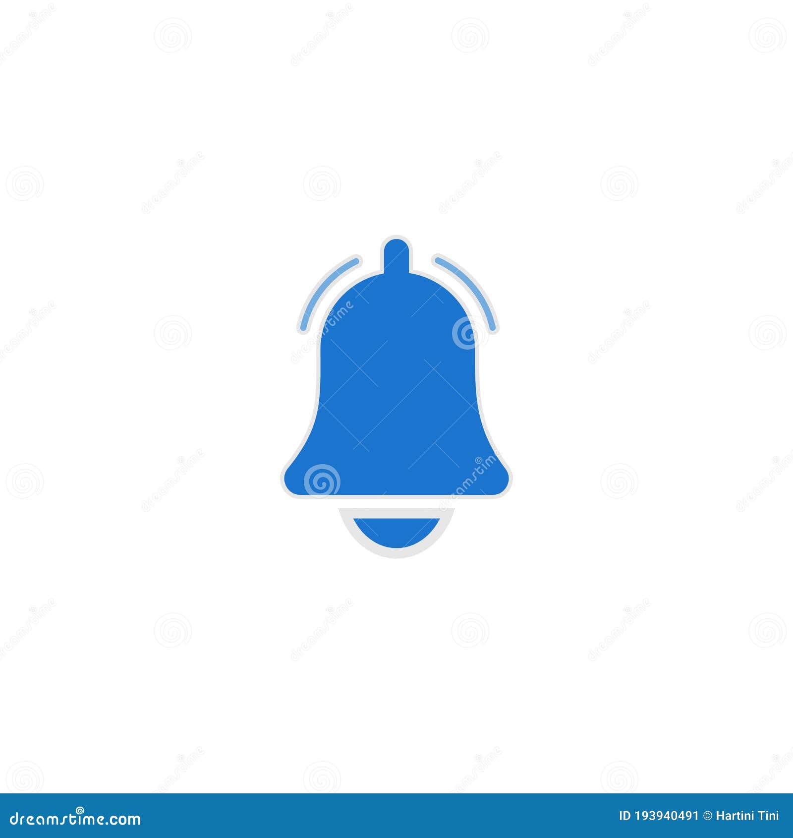 Bell Notification Icon Set Vector Symbol Stock Vector - Illustration of ...