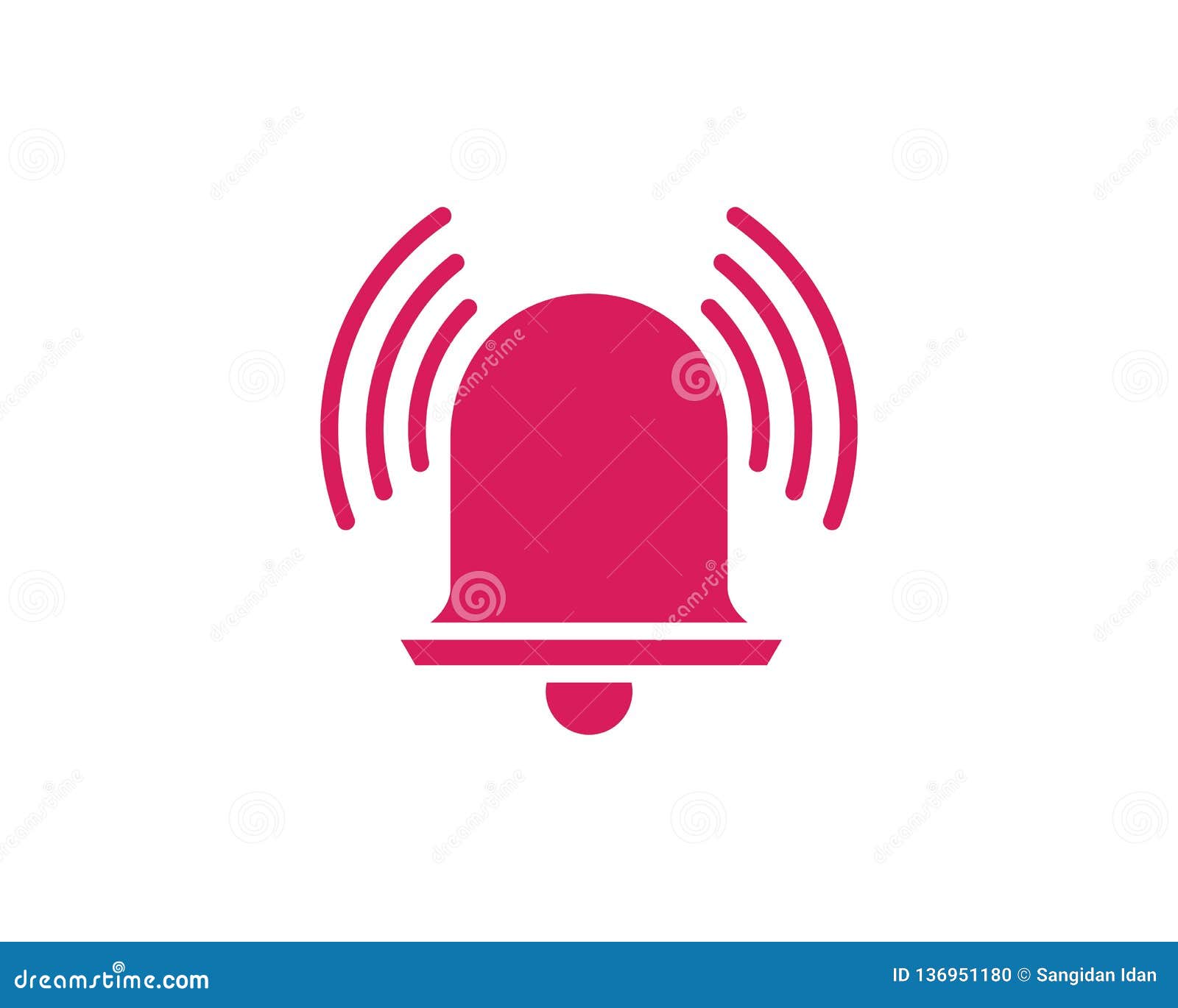 Bell Notification Icon Vector Stock Vector - Illustration of sign ...