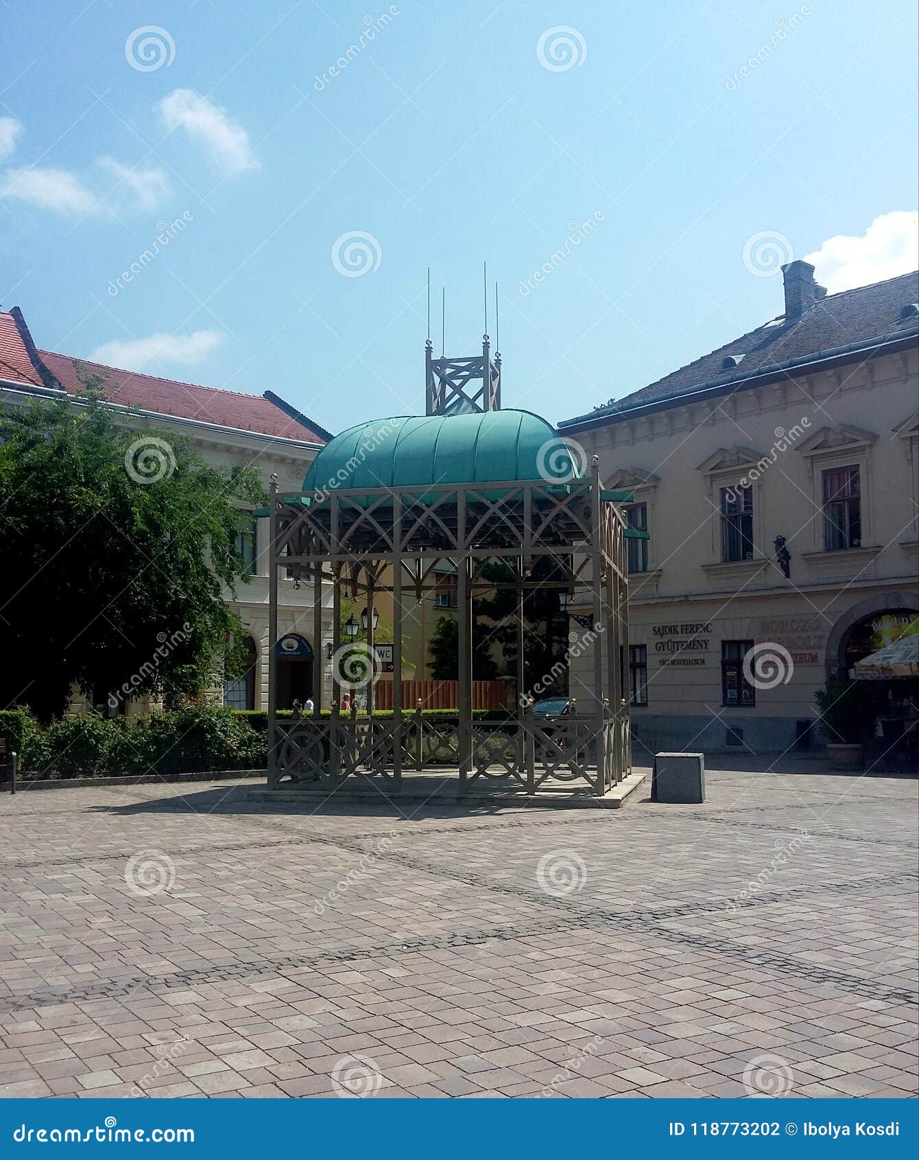 Bell Pavilion in Hungary editorial photography. Image of urban - 118773202