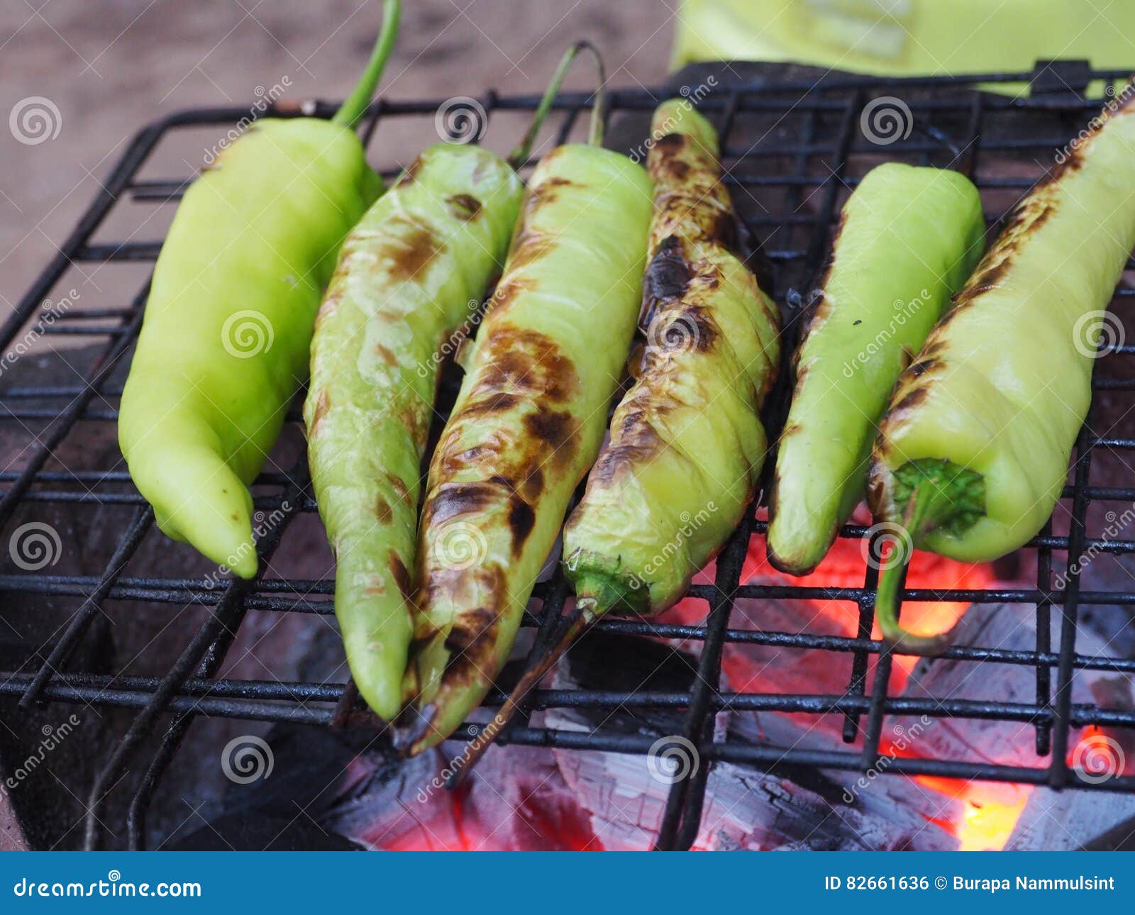 Bell pepper grill. stock photo. Image of healthy, organic - 82661636