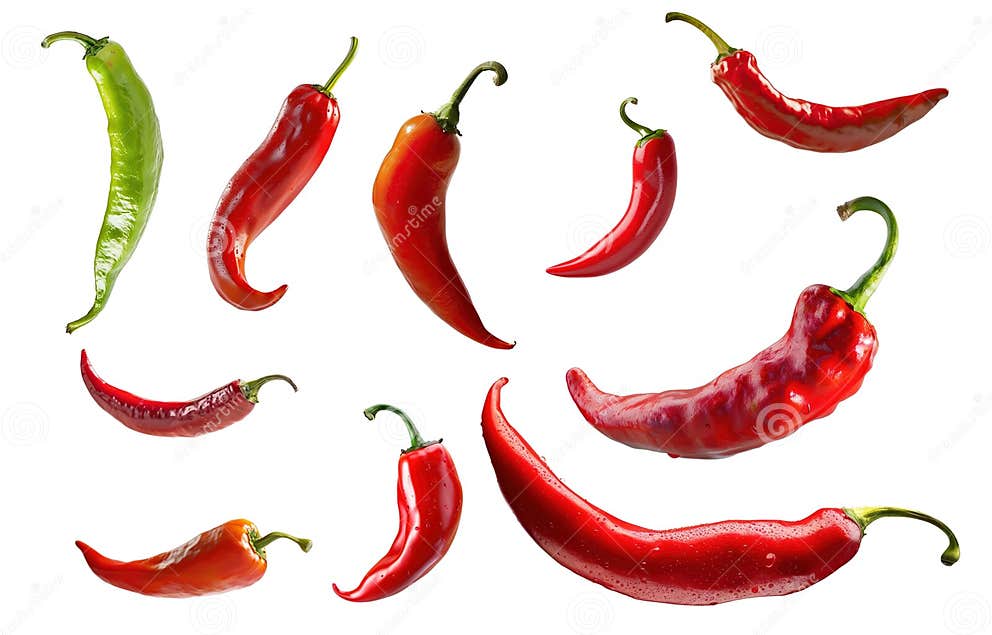 Bold Red Chili Pepper Isolated on Transparent Background for High ...