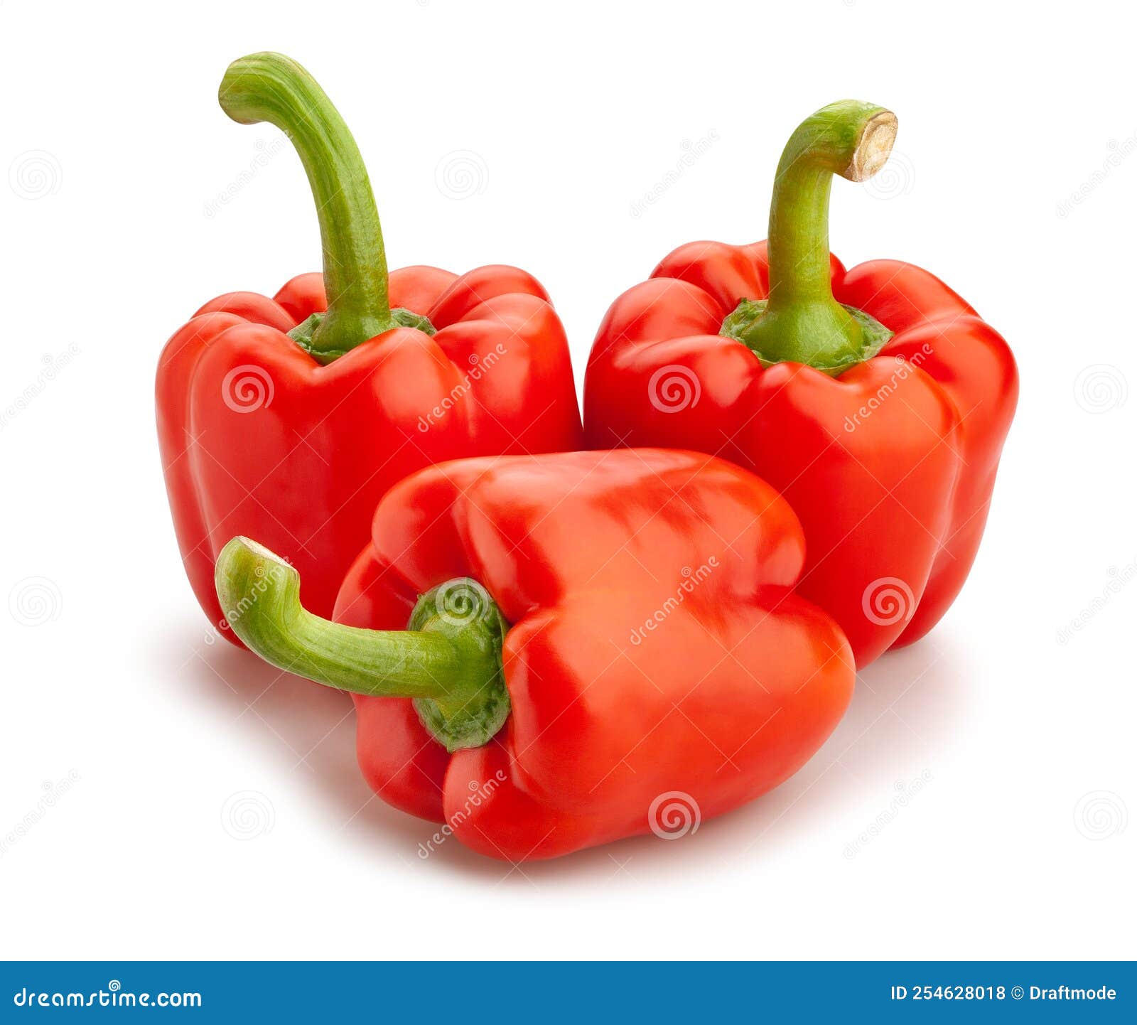 Bell pepper path isolated stock photo. Image of white - 254628018