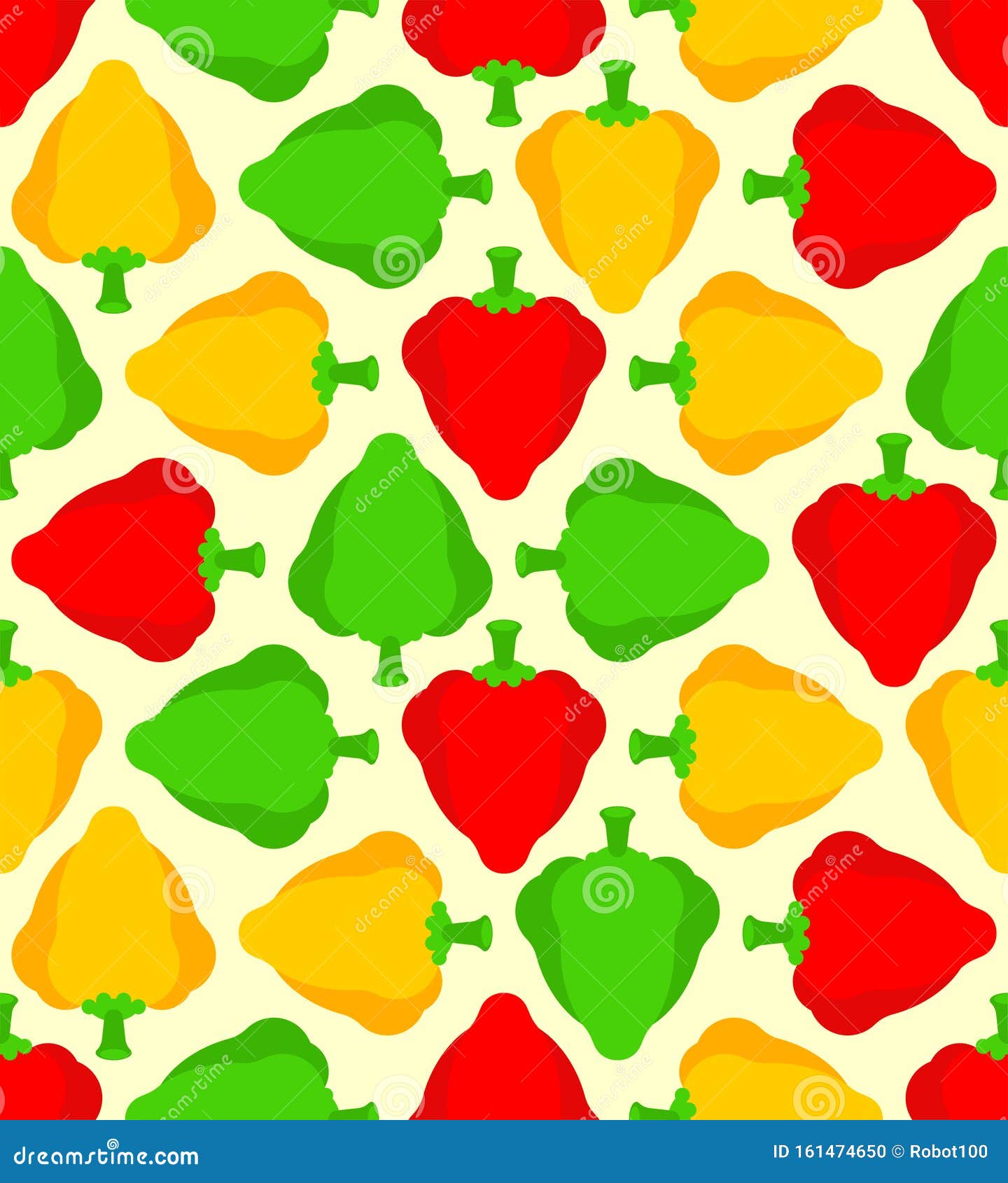 Pepper Pattern Drawing On Lineart Style Vector Illustration ...